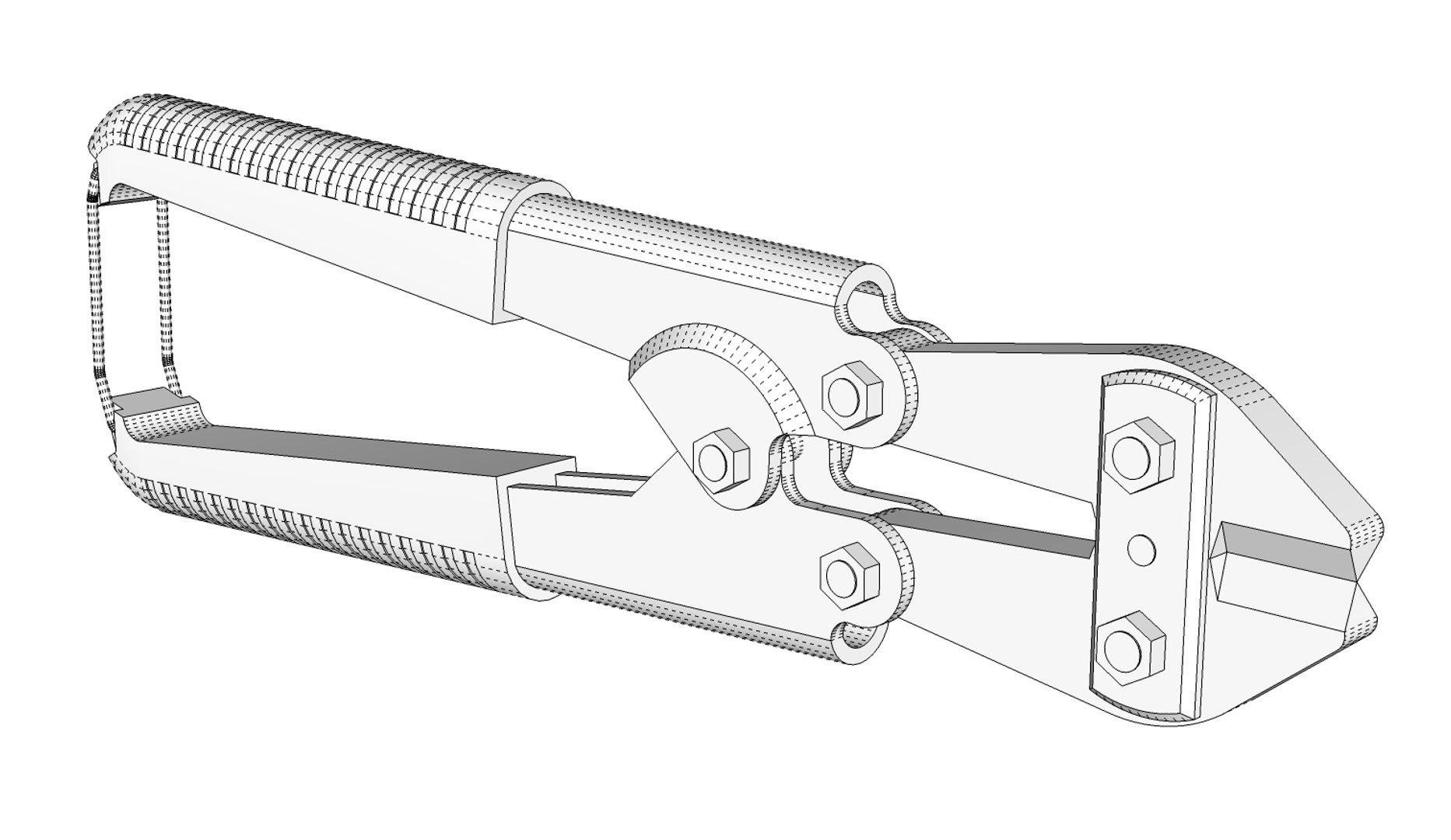 3D Bolt Cutter - TurboSquid 1360842