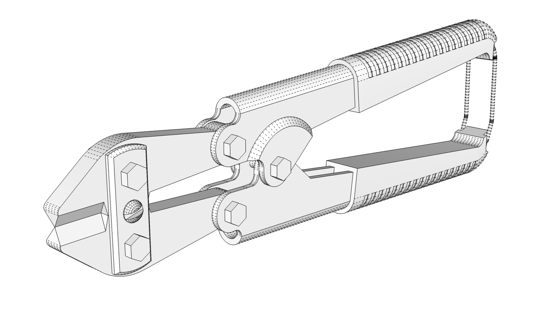 3D Bolt Cutter - TurboSquid 1360842