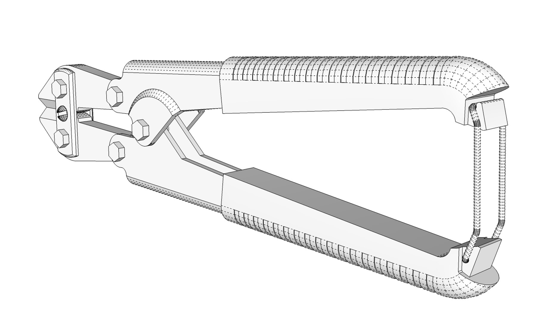 3D Bolt Cutter - TurboSquid 1360842