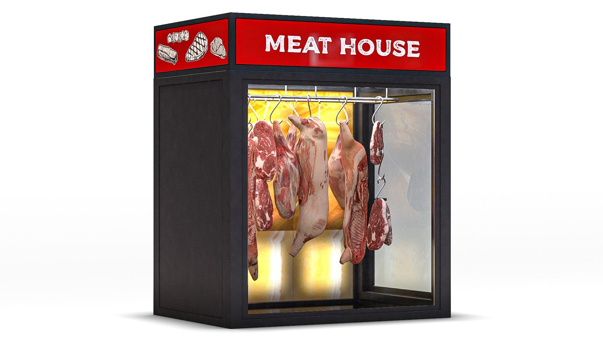 Freezer For Meat 3D Model - TurboSquid 1728915