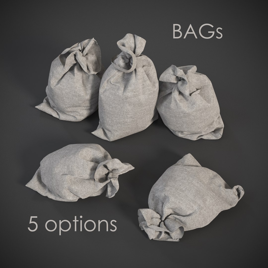 Sack Low Poly 3D Model - TurboSquid 2000695
