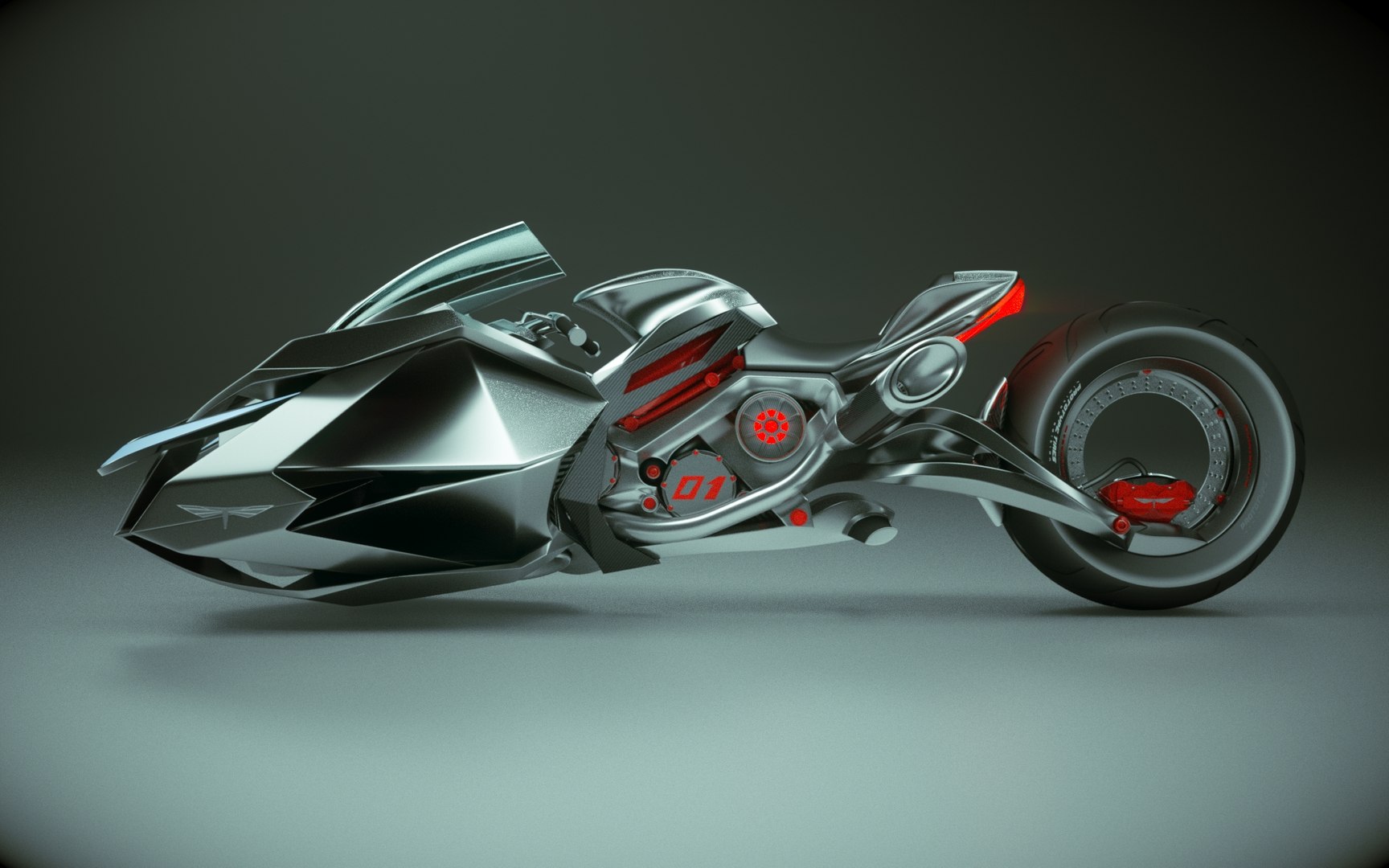 T Bike One Wheel 10 3D Model - TurboSquid 1891193