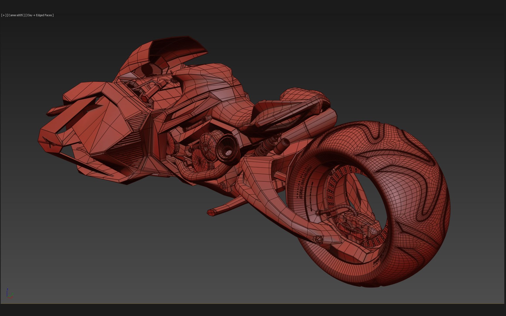 T Bike One Wheel 10 3D Model - TurboSquid 1891193