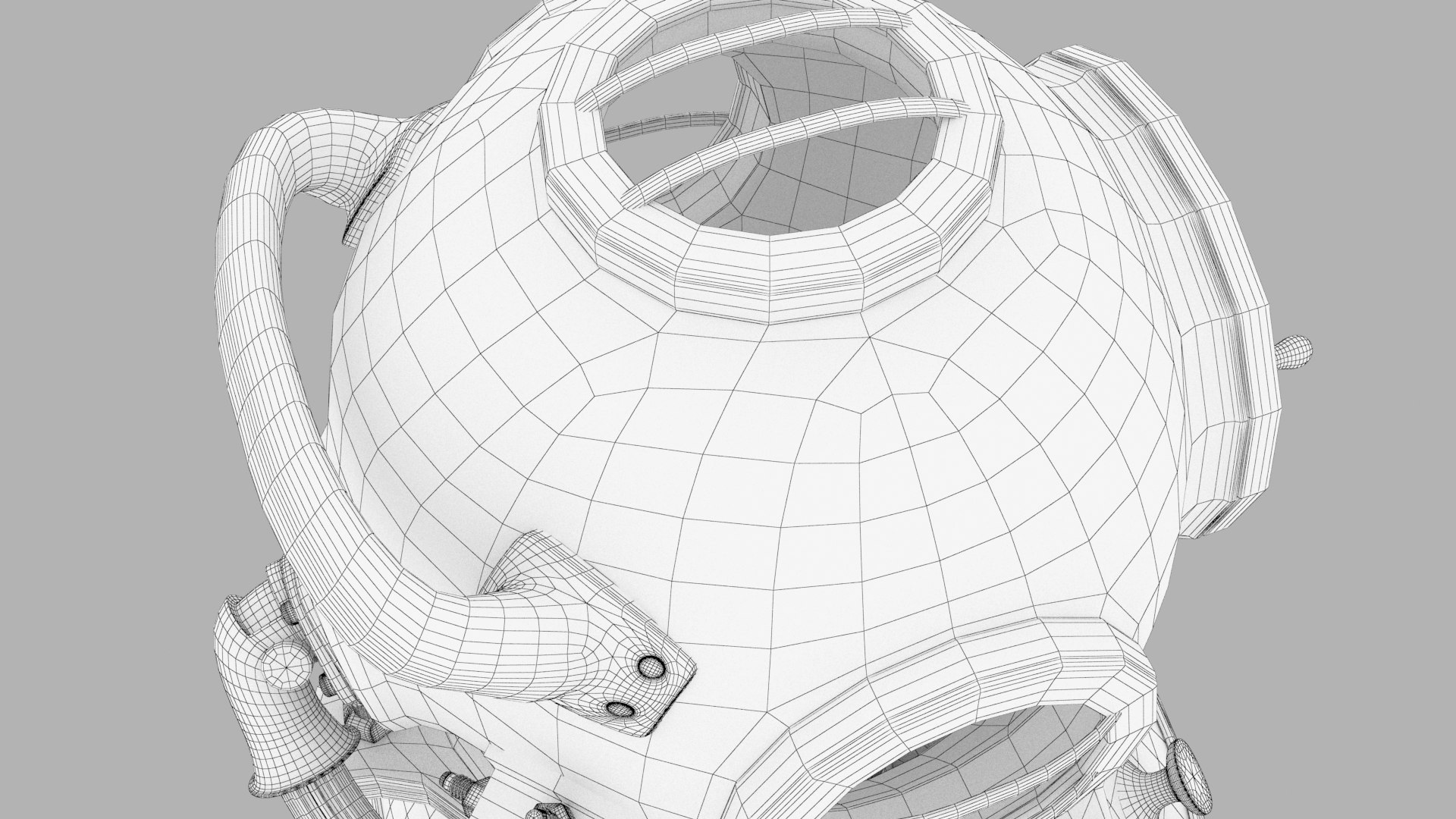 Diving Helmet 3D Model - TurboSquid 1561169