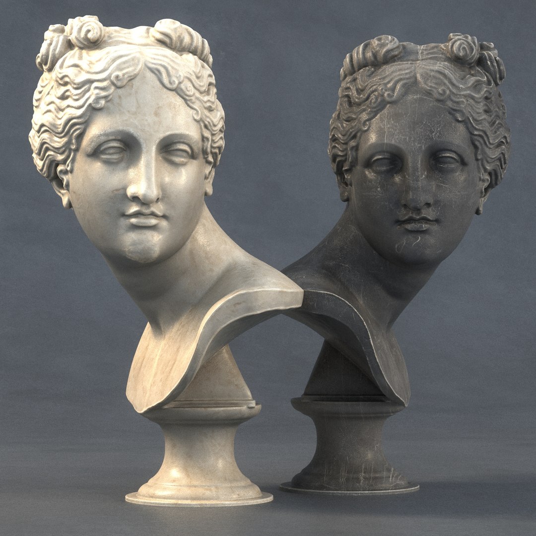 Antique Classic Bust Of A Woman 3D Model - TurboSquid 2243717