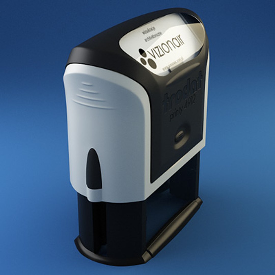 trodat stamp 3d model