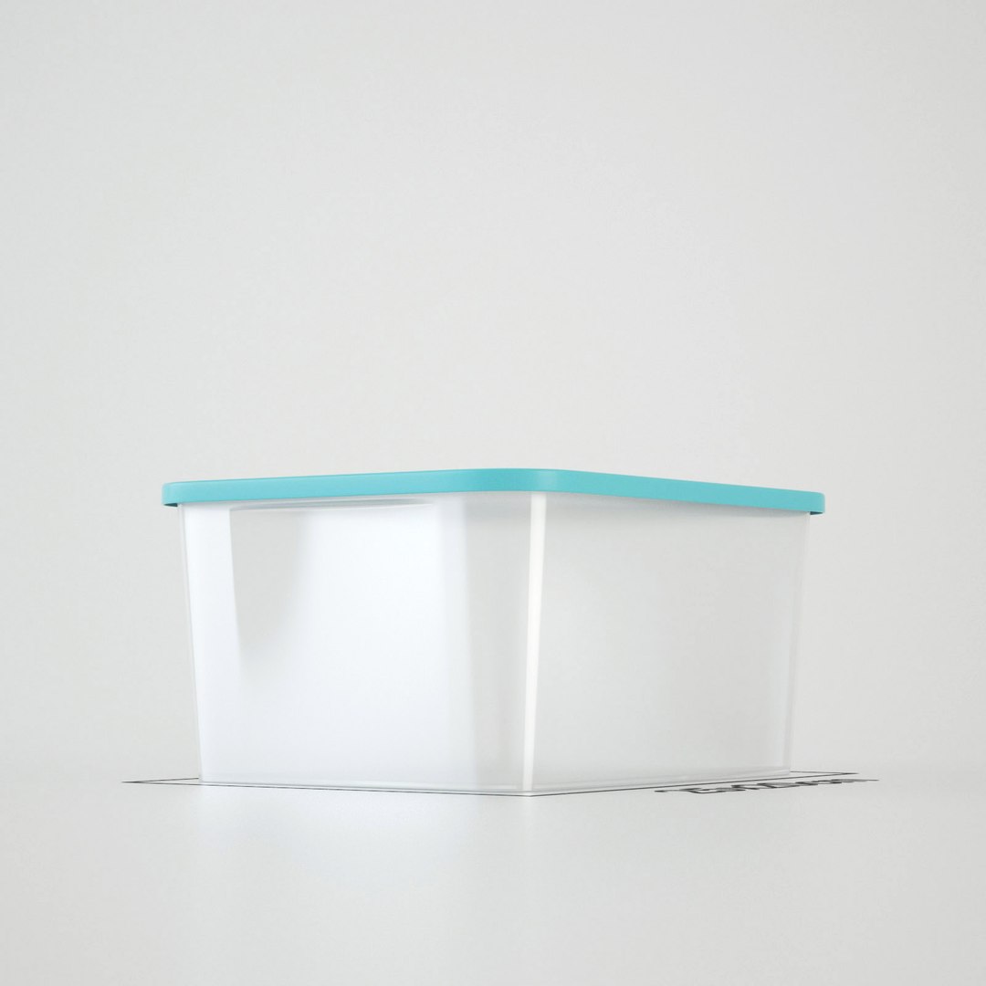 3d Model Plastic Boxes