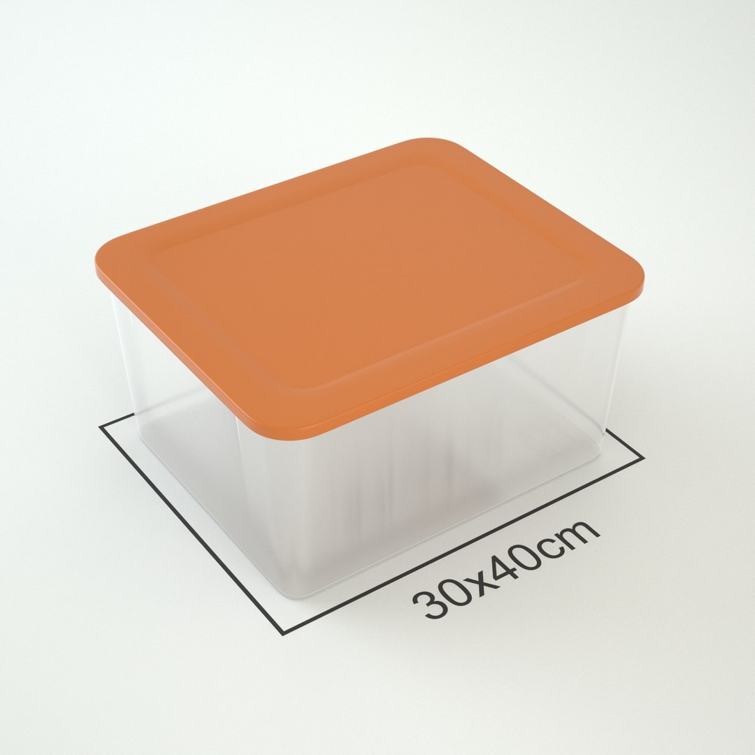 3d Model Plastic Boxes