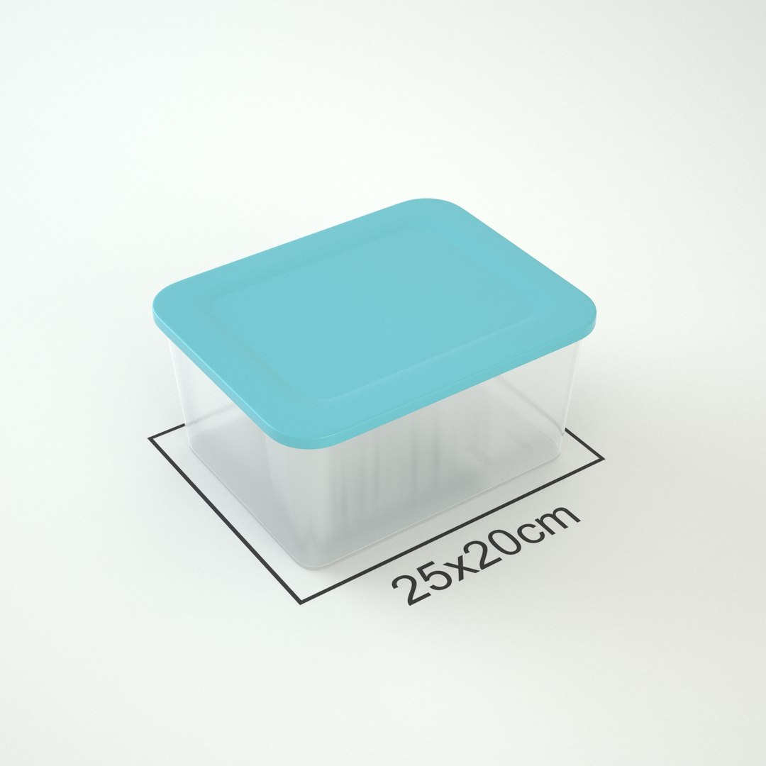 3d Model Plastic Boxes