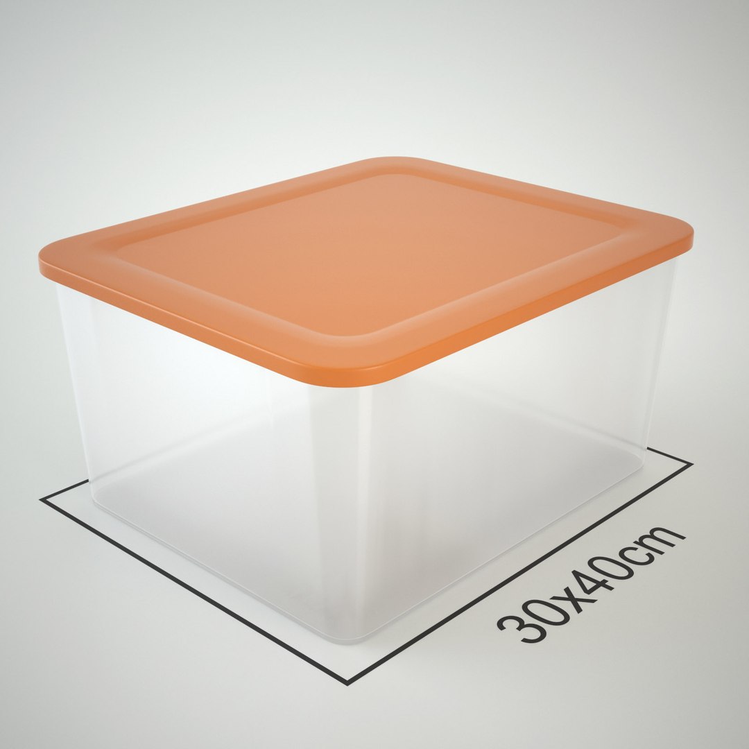 3d Model Plastic Boxes