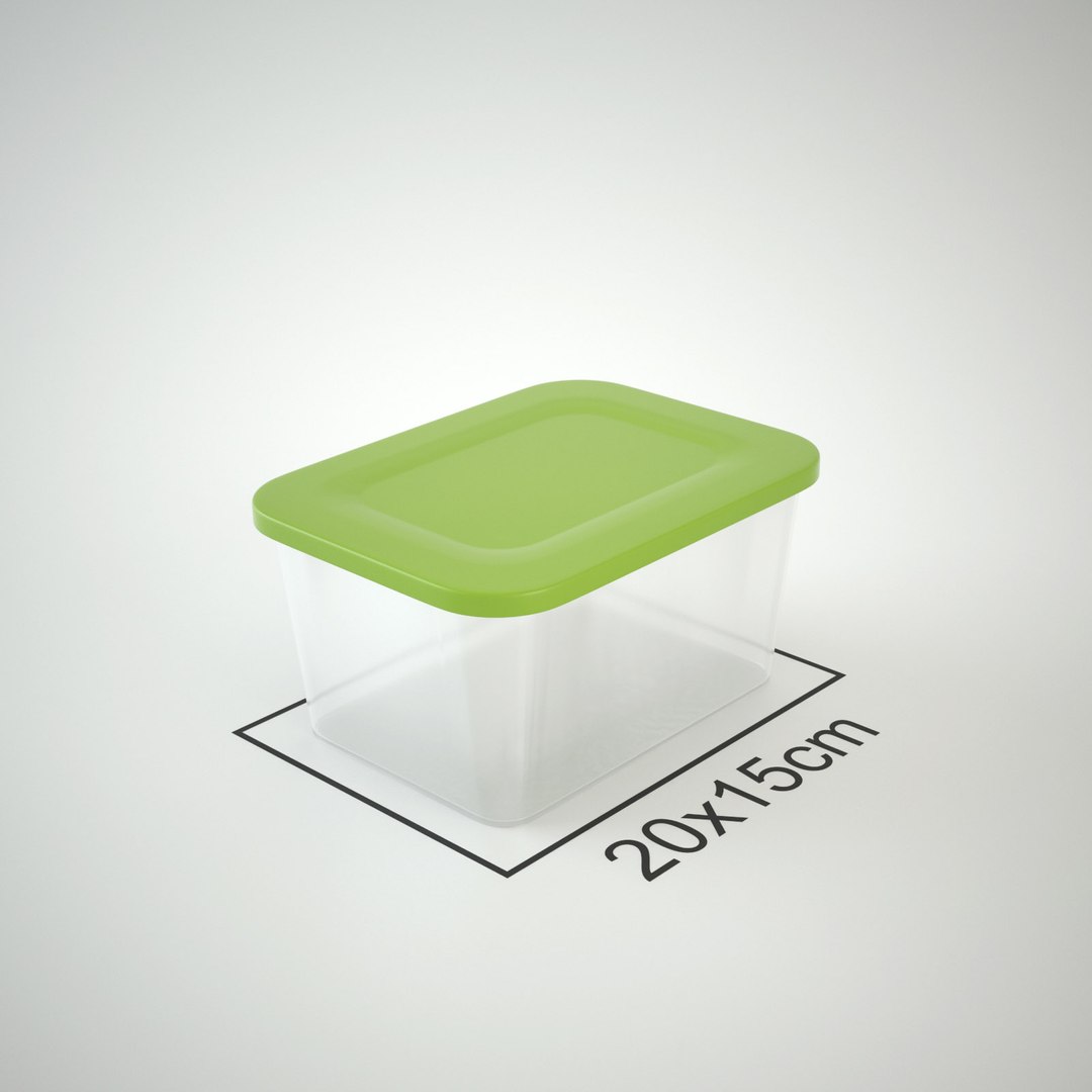 3d Model Plastic Boxes