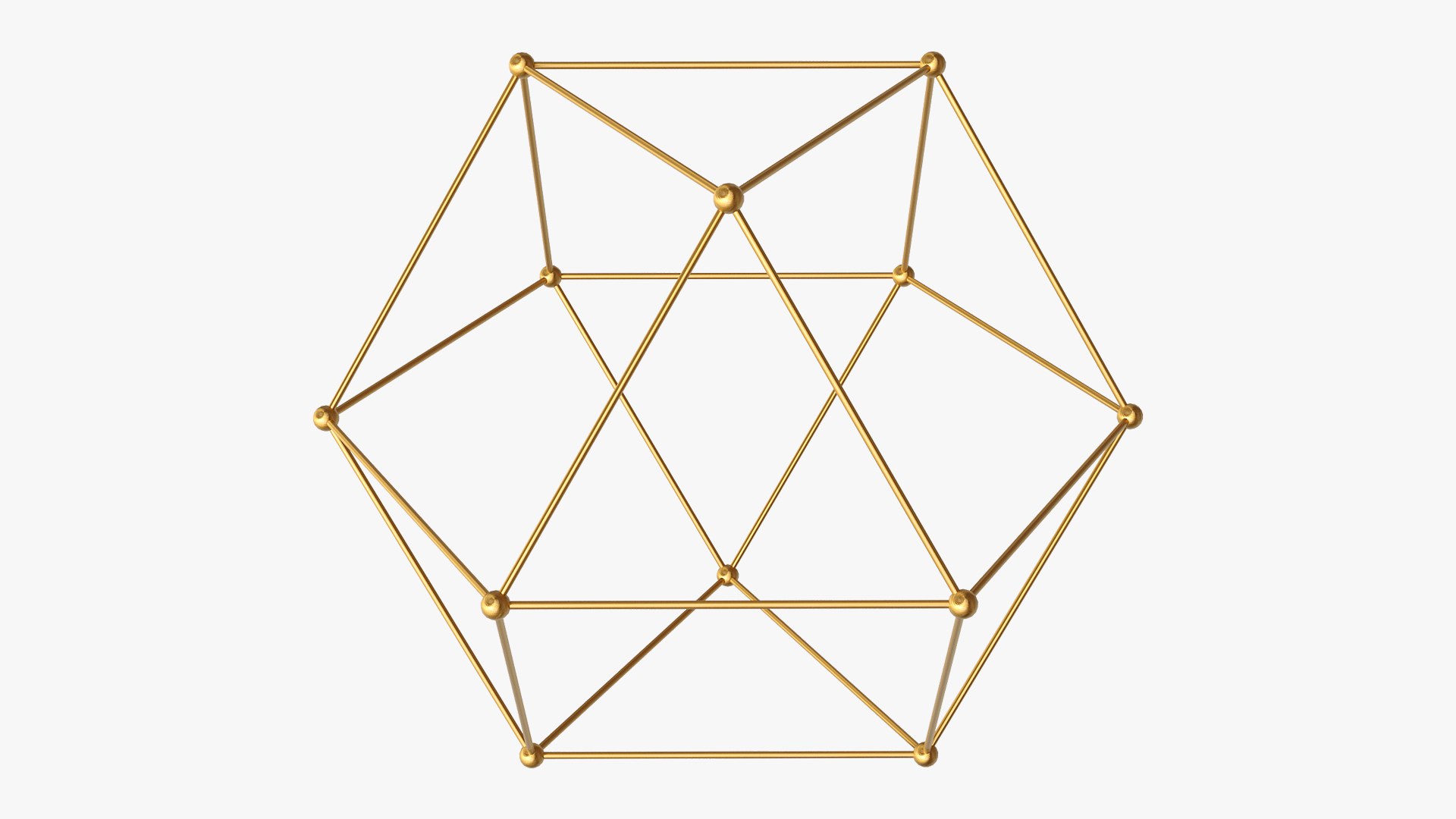 Cuboctahedron - Polyhedron 3D Model - TurboSquid 2211866
