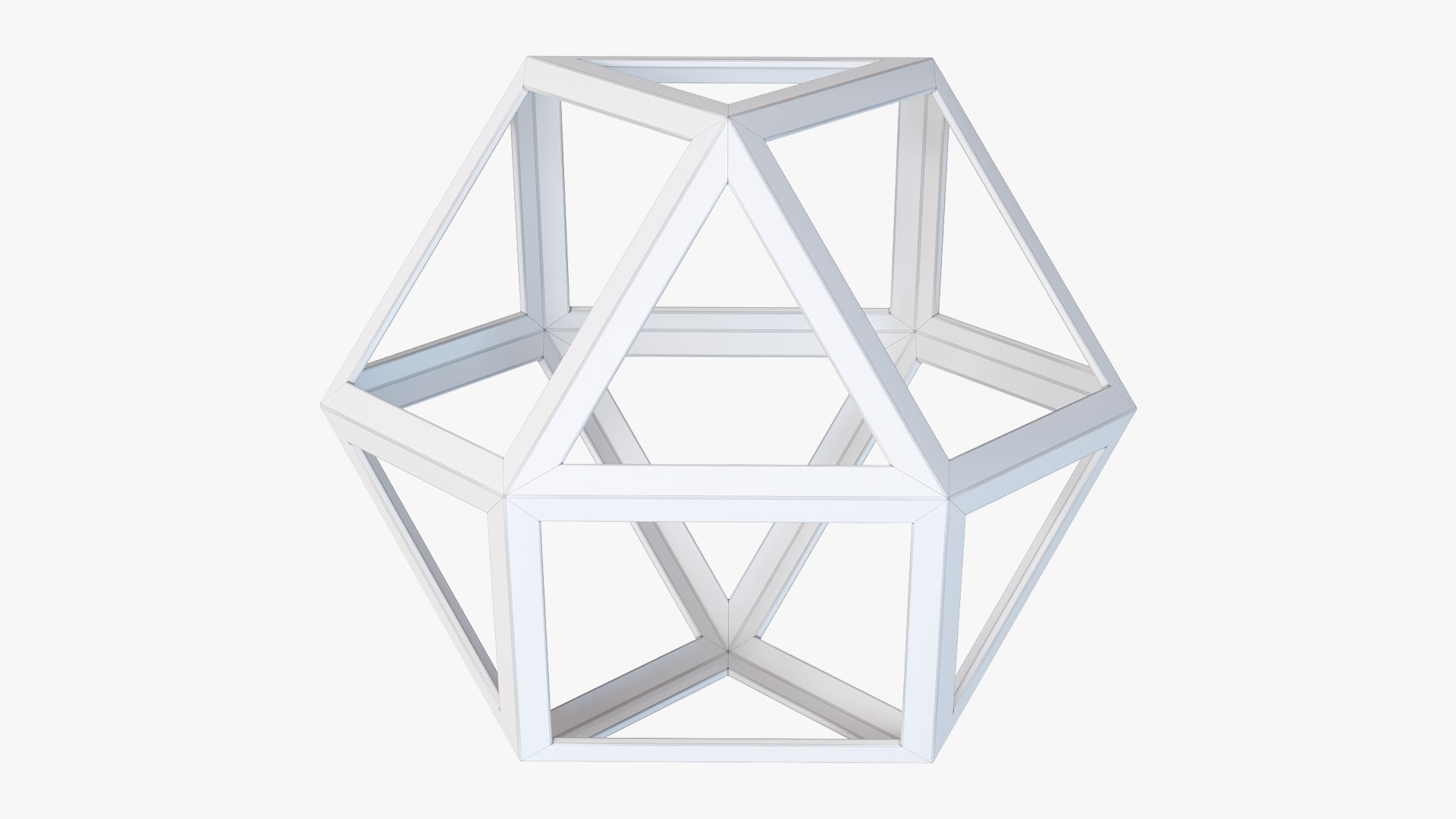 Cuboctahedron - Polyhedron 3D Model - TurboSquid 2211866