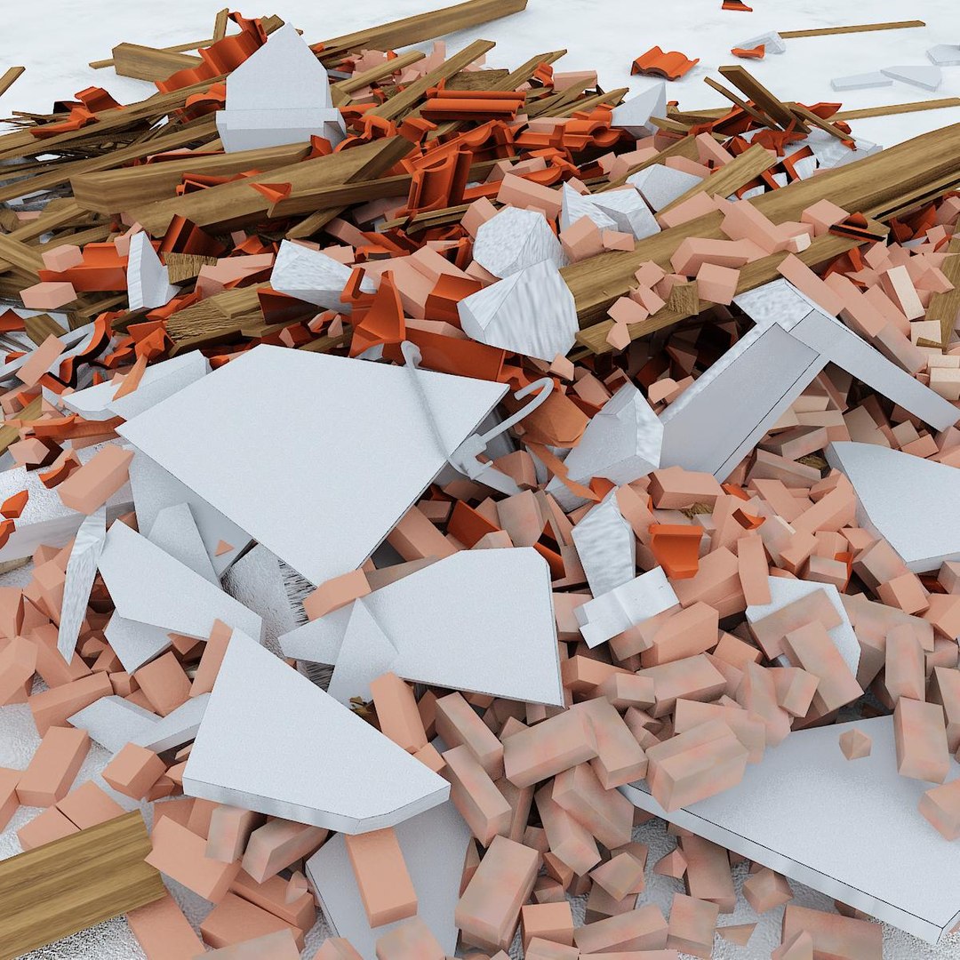 Construction Debris 6 3d Model
