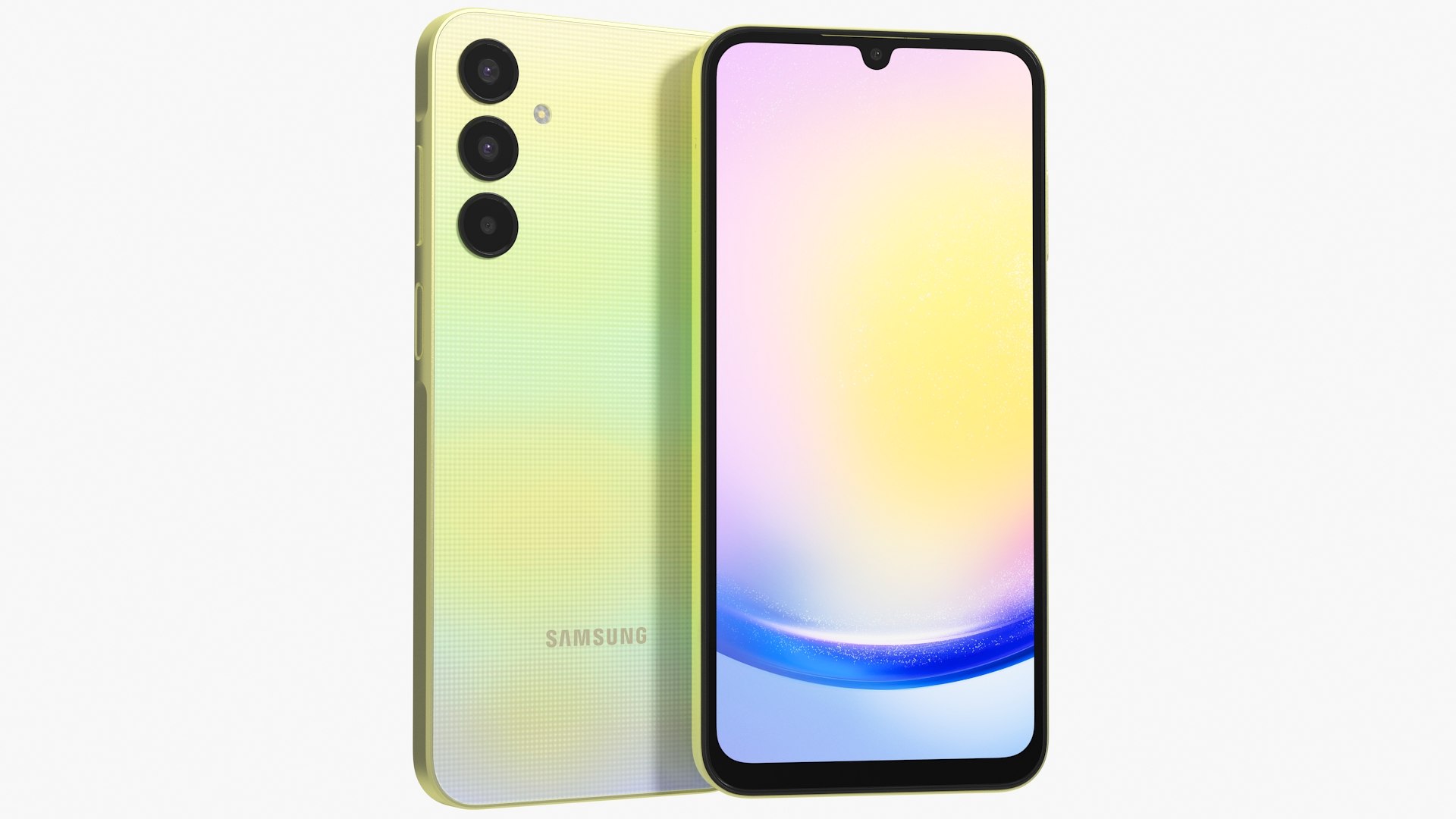 Samsung Galaxy A25 Yellow Model - TurboSquid 2172288