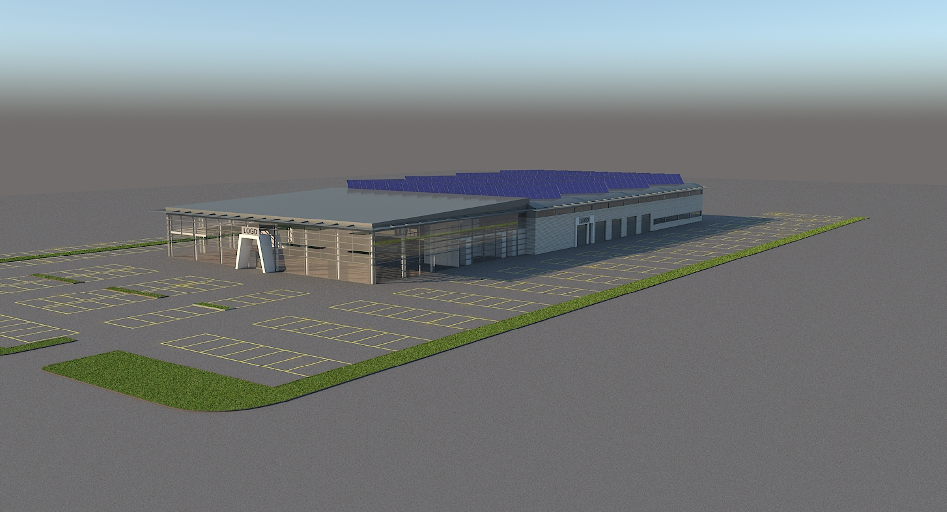 3D Car Dealership Building Interior - TurboSquid 1270140