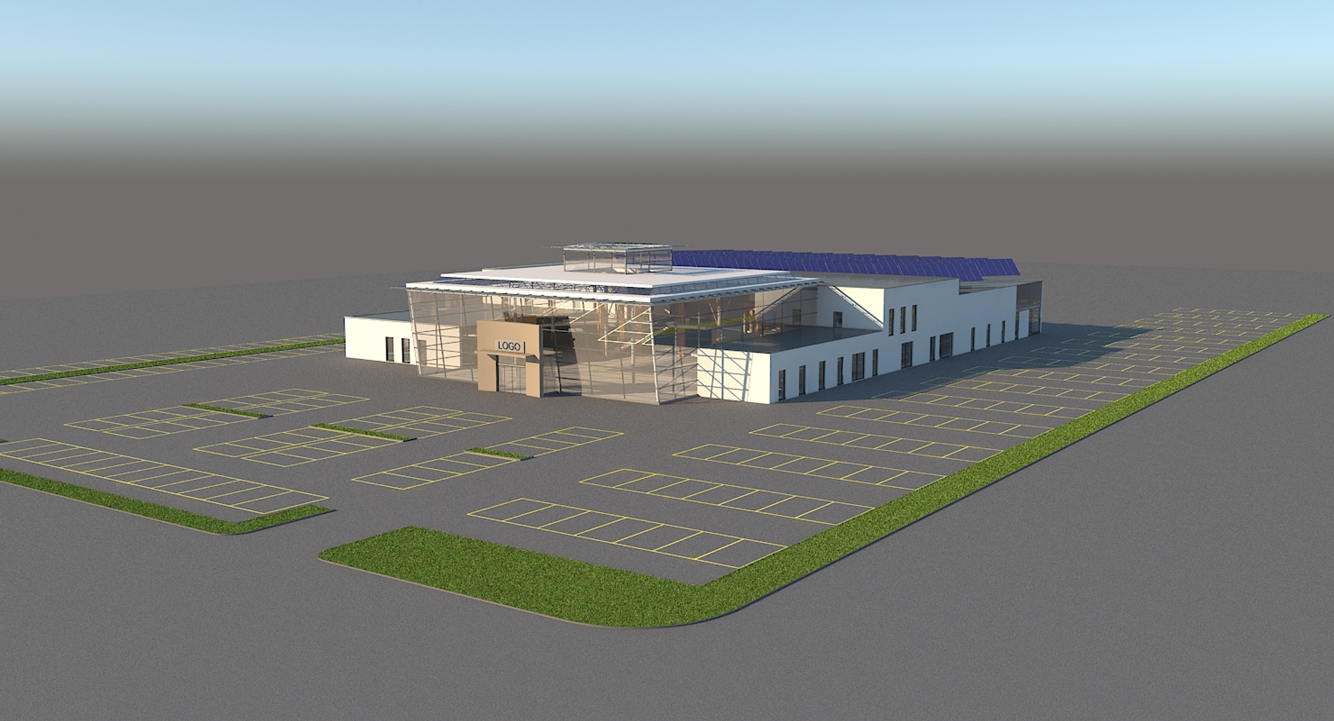 3D Car Dealership Building Interior - TurboSquid 1270140