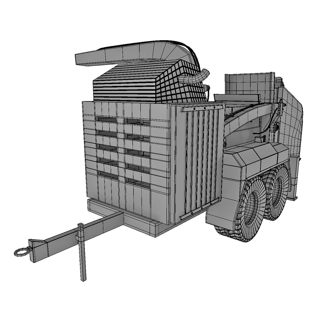 Brush Chipper Model - TurboSquid 1322675