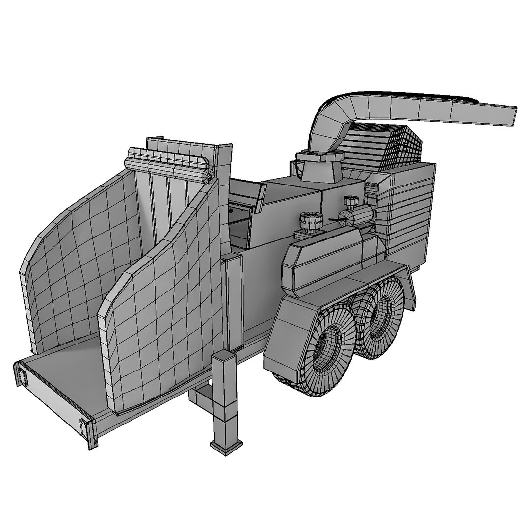Brush Chipper Model - TurboSquid 1322675