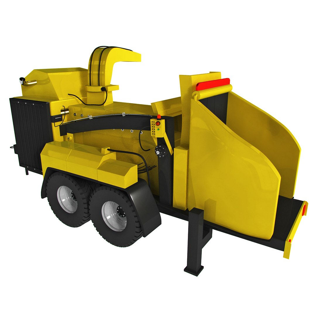 Brush Chipper Model - TurboSquid 1322675