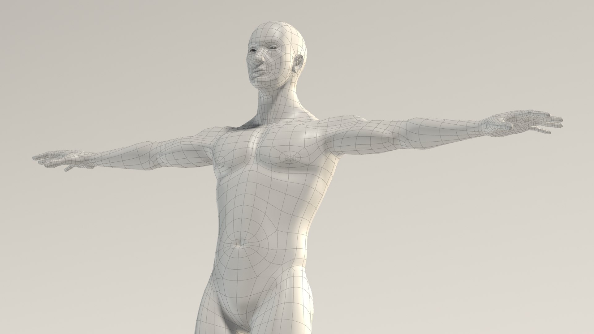 Base Mesh Man Muscle 3D - TurboSquid 1472631