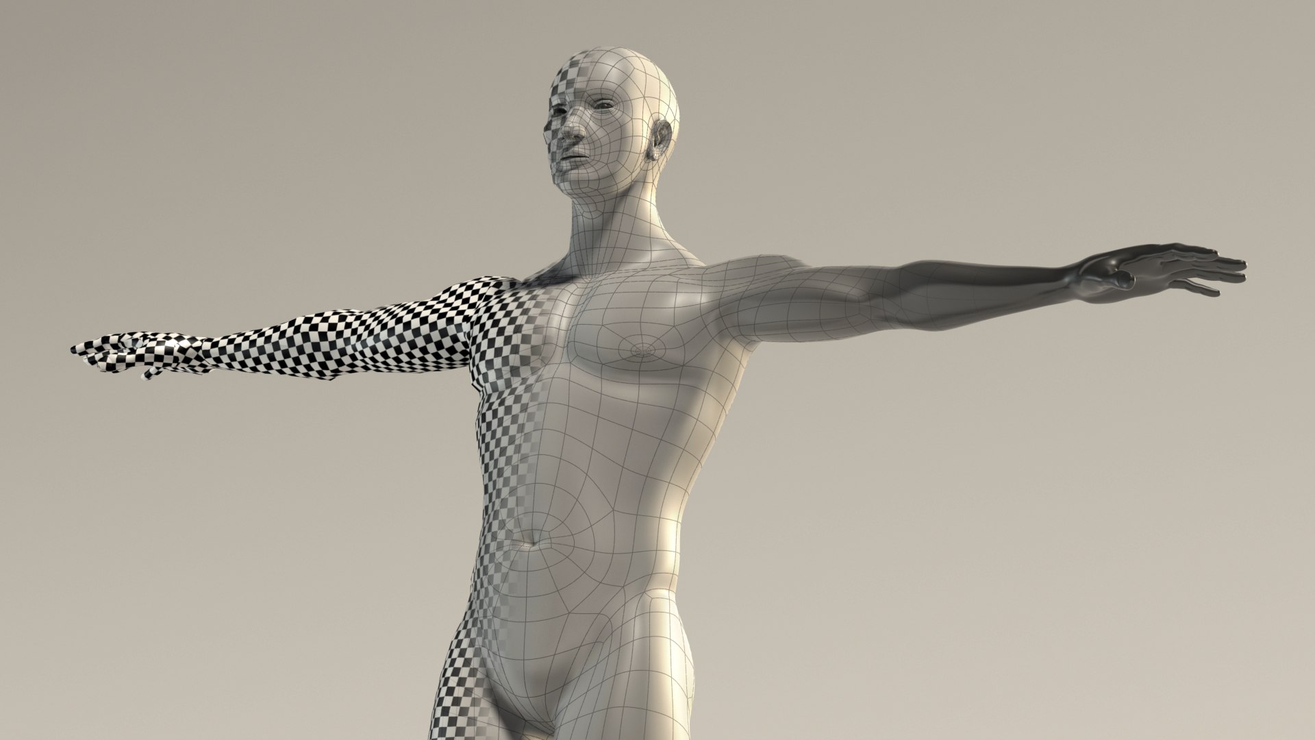 Base Mesh Man Muscle 3D - TurboSquid 1472631