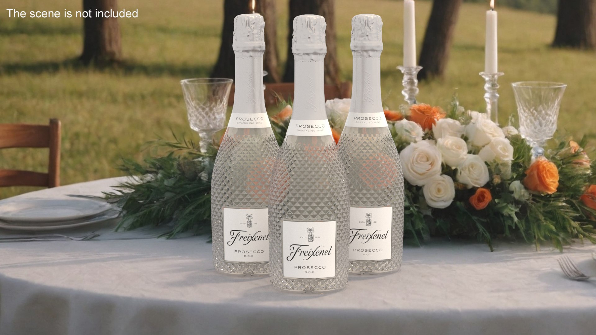 Freixenet Prosecco Sparkling Wine Bottle 3D Model - TurboSquid 2295505