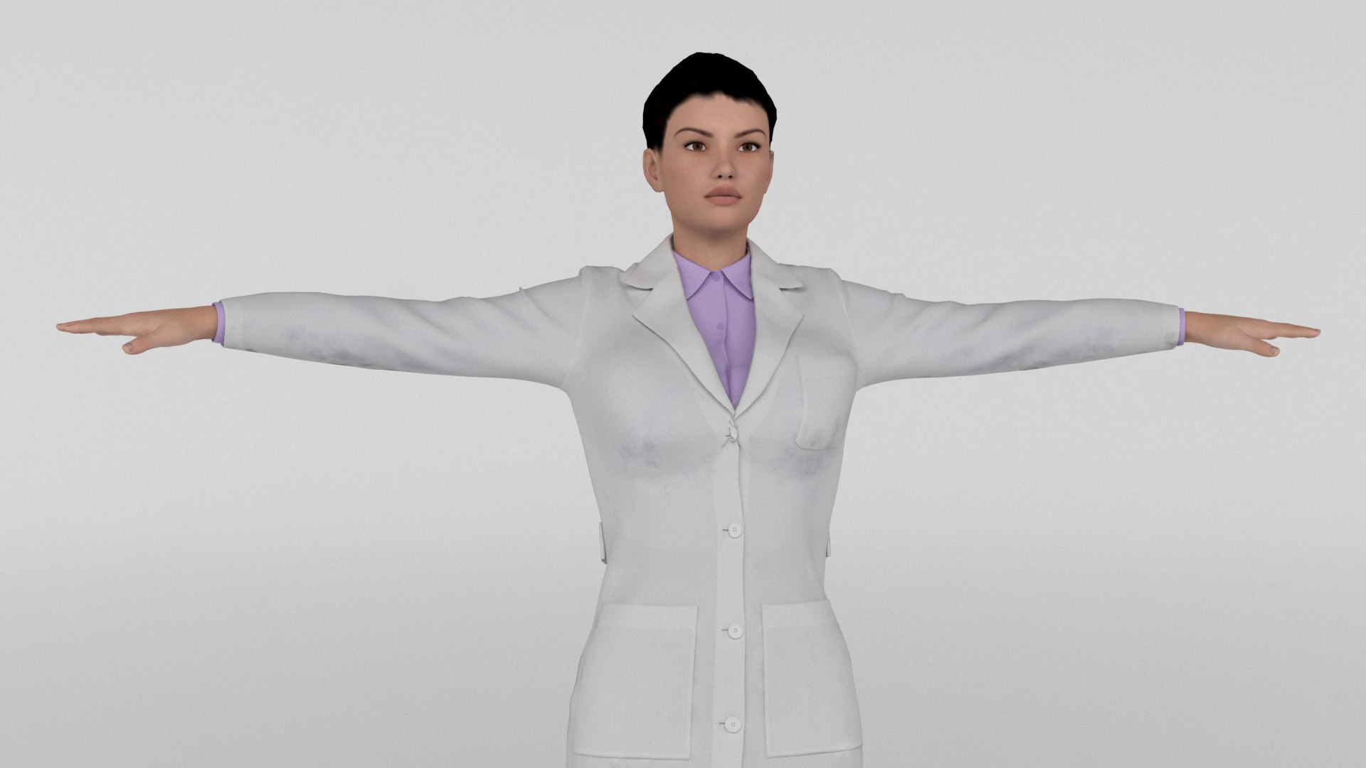 Female Doctor 3D Model - TurboSquid 1761574