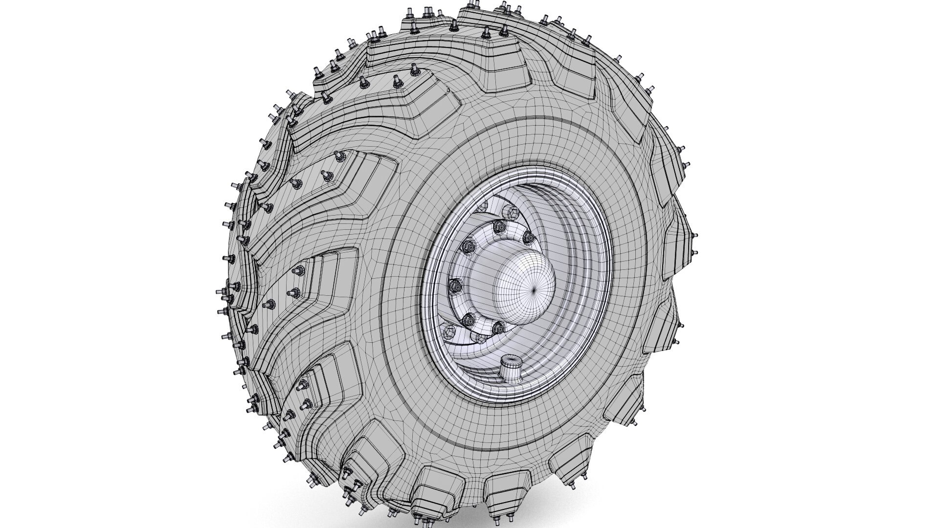 3D tire post apocalyptic - TurboSquid 1577395
