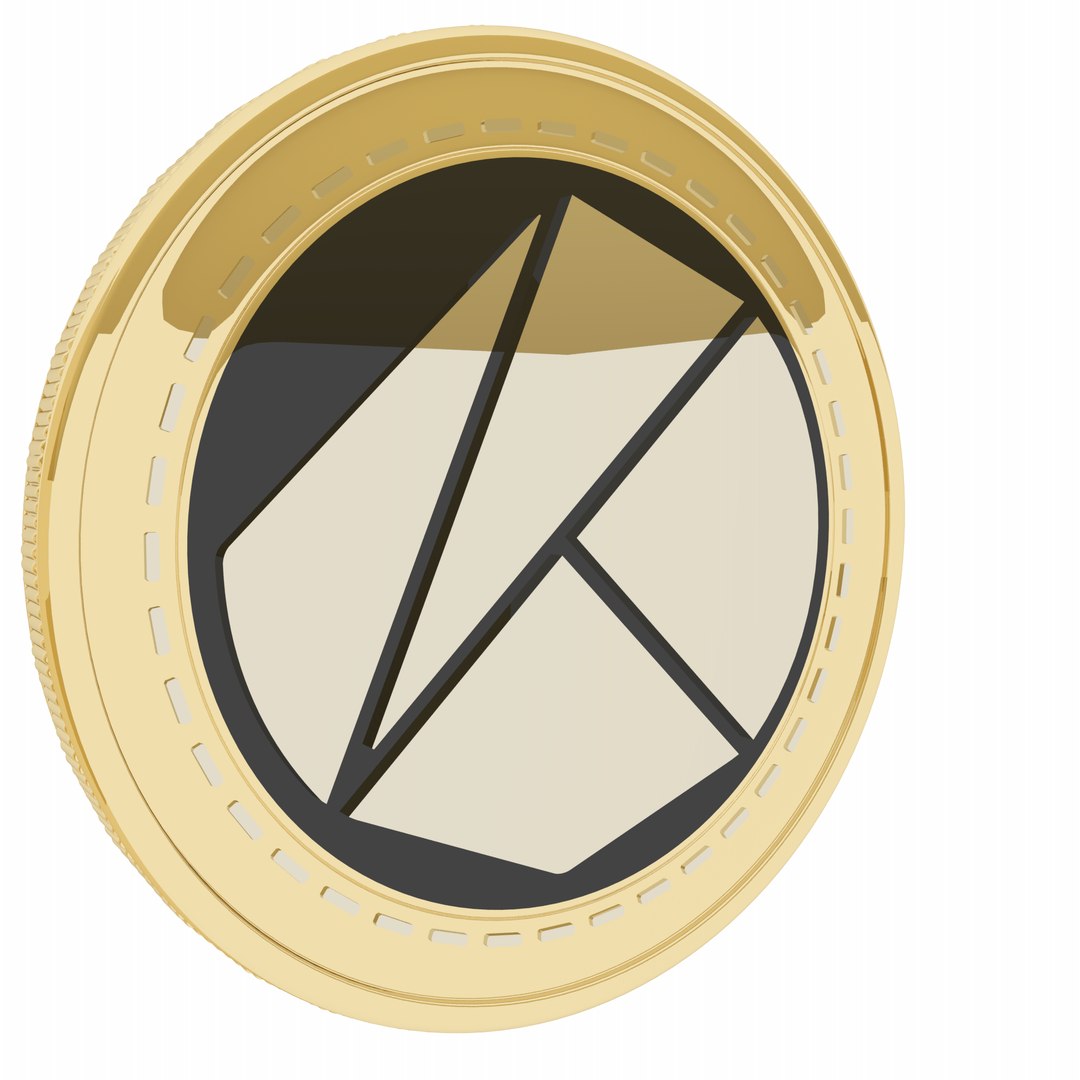 Klaytn Cryptocurrency Gold Coin Model - TurboSquid 1857019