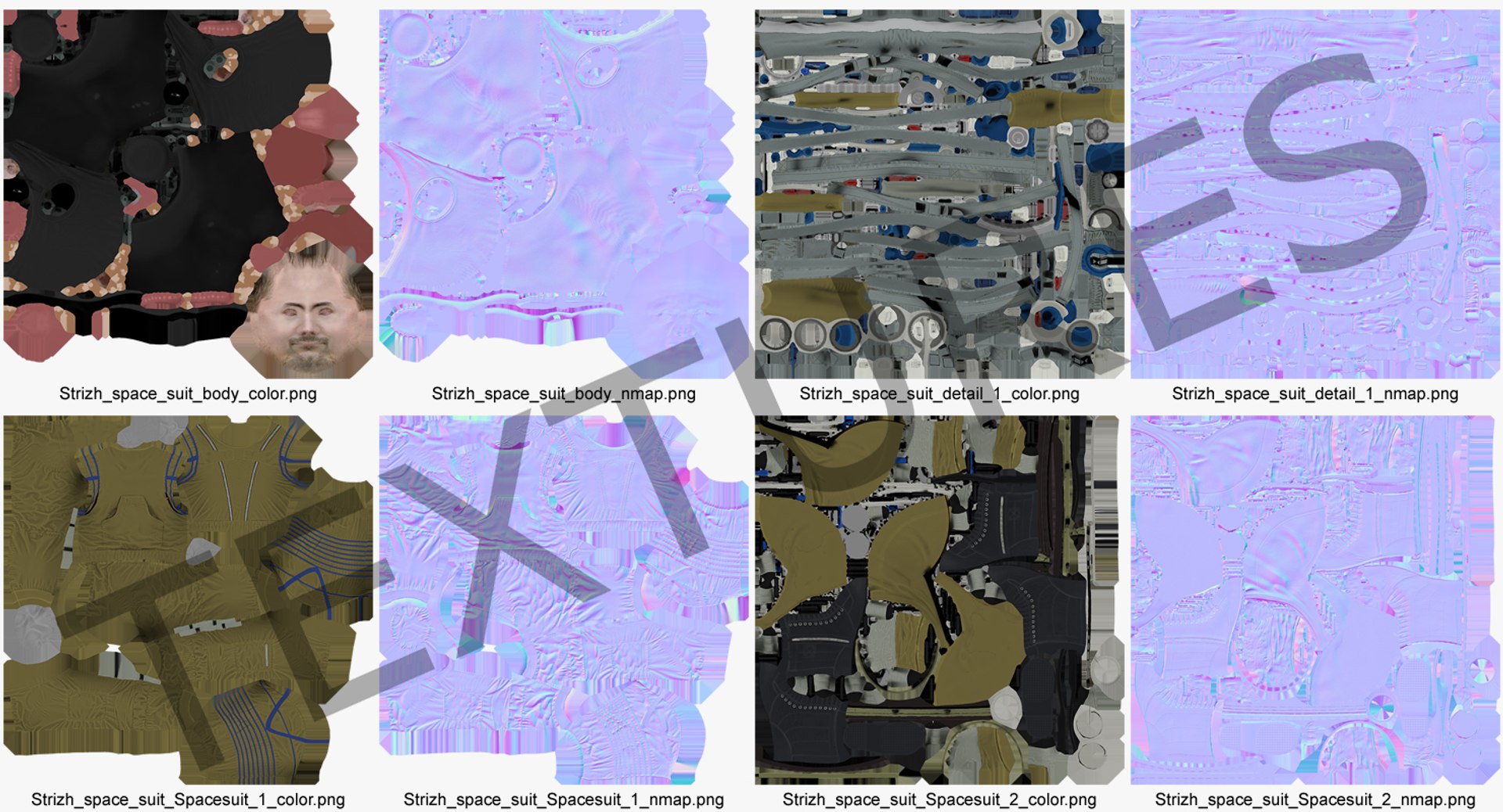 Strizh space suit rigged 3D model - TurboSquid 1181514