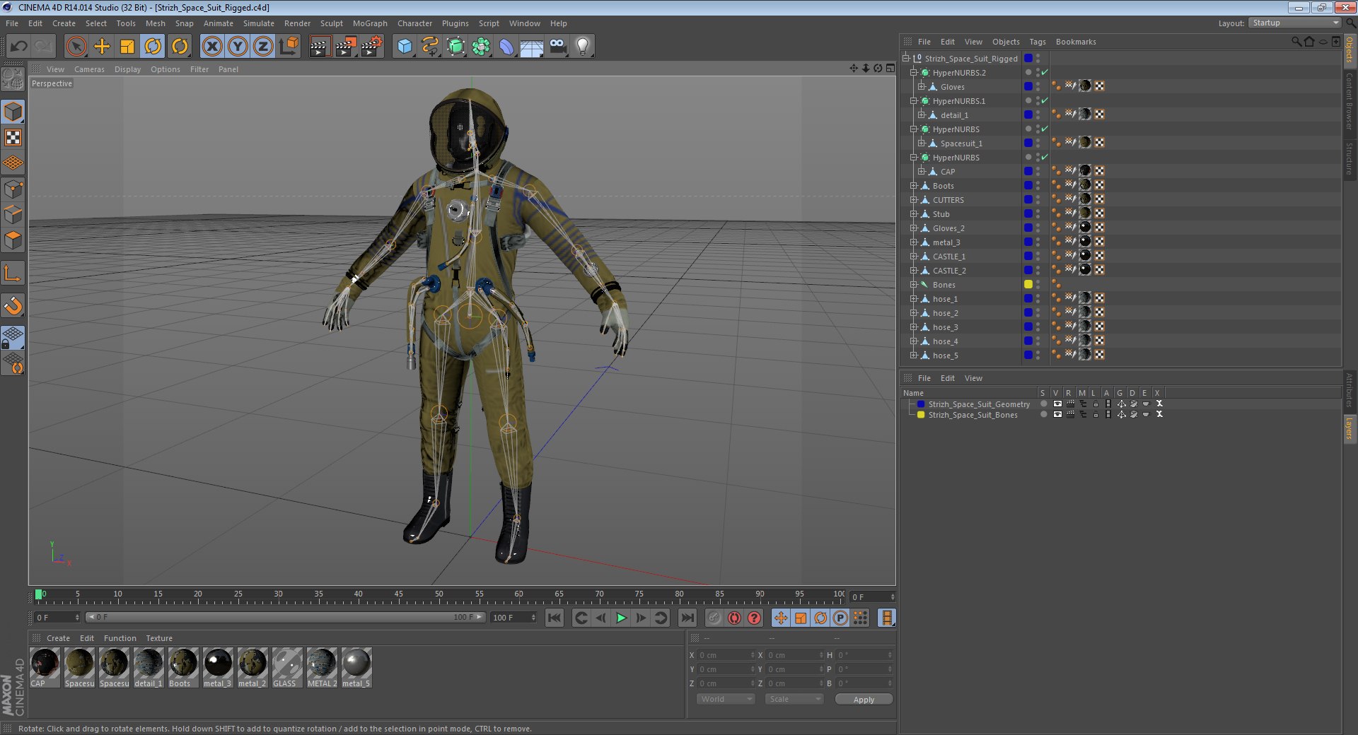 Strizh space suit rigged 3D model - TurboSquid 1181514