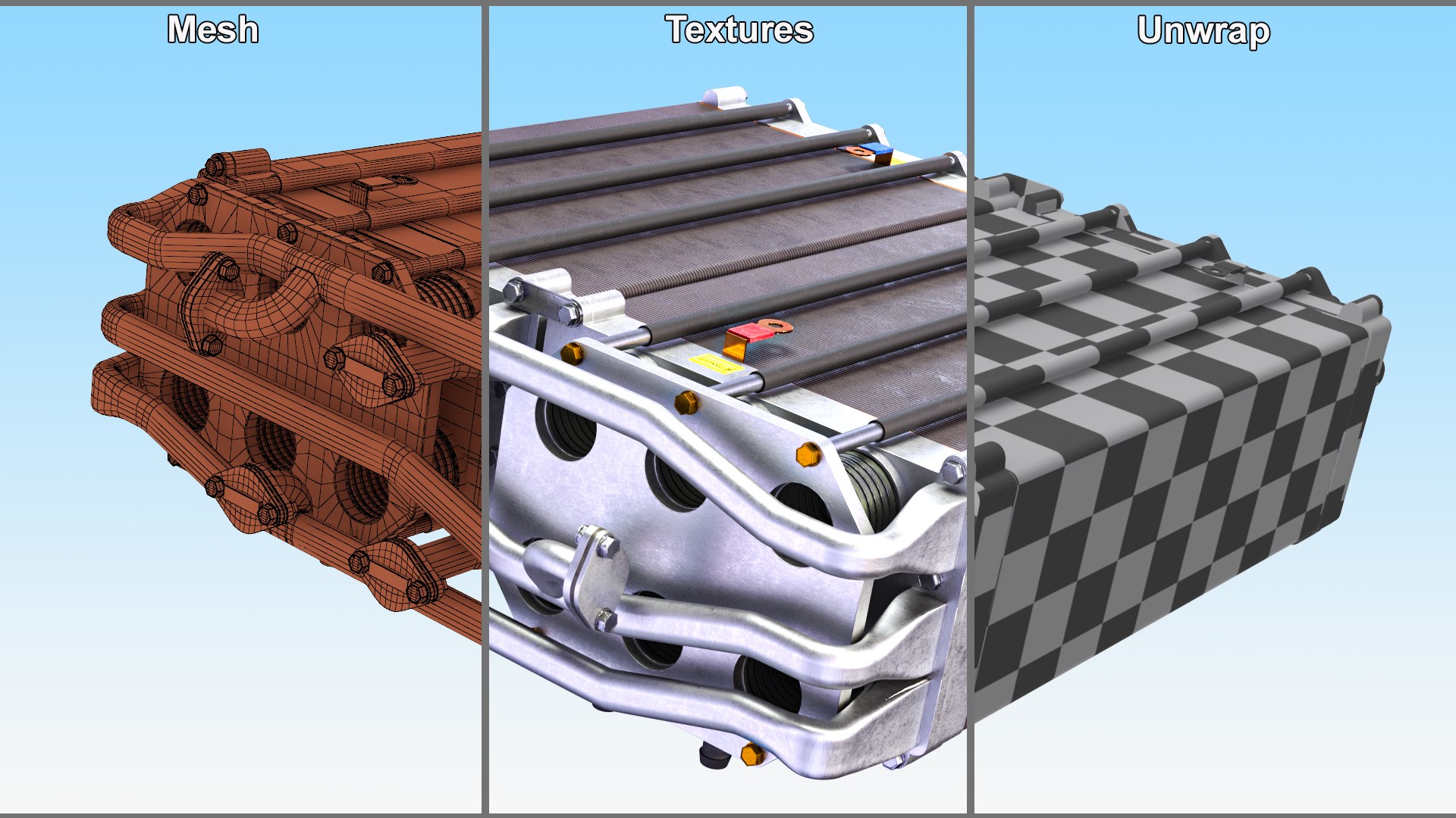 Hydrogen Fuel Cell 3D Model - TurboSquid 2269715