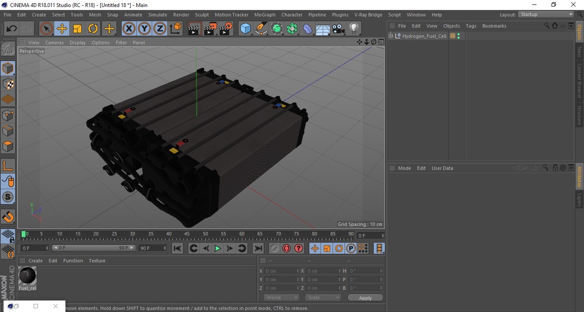 Hydrogen Fuel Cell 3D Model - TurboSquid 2269715