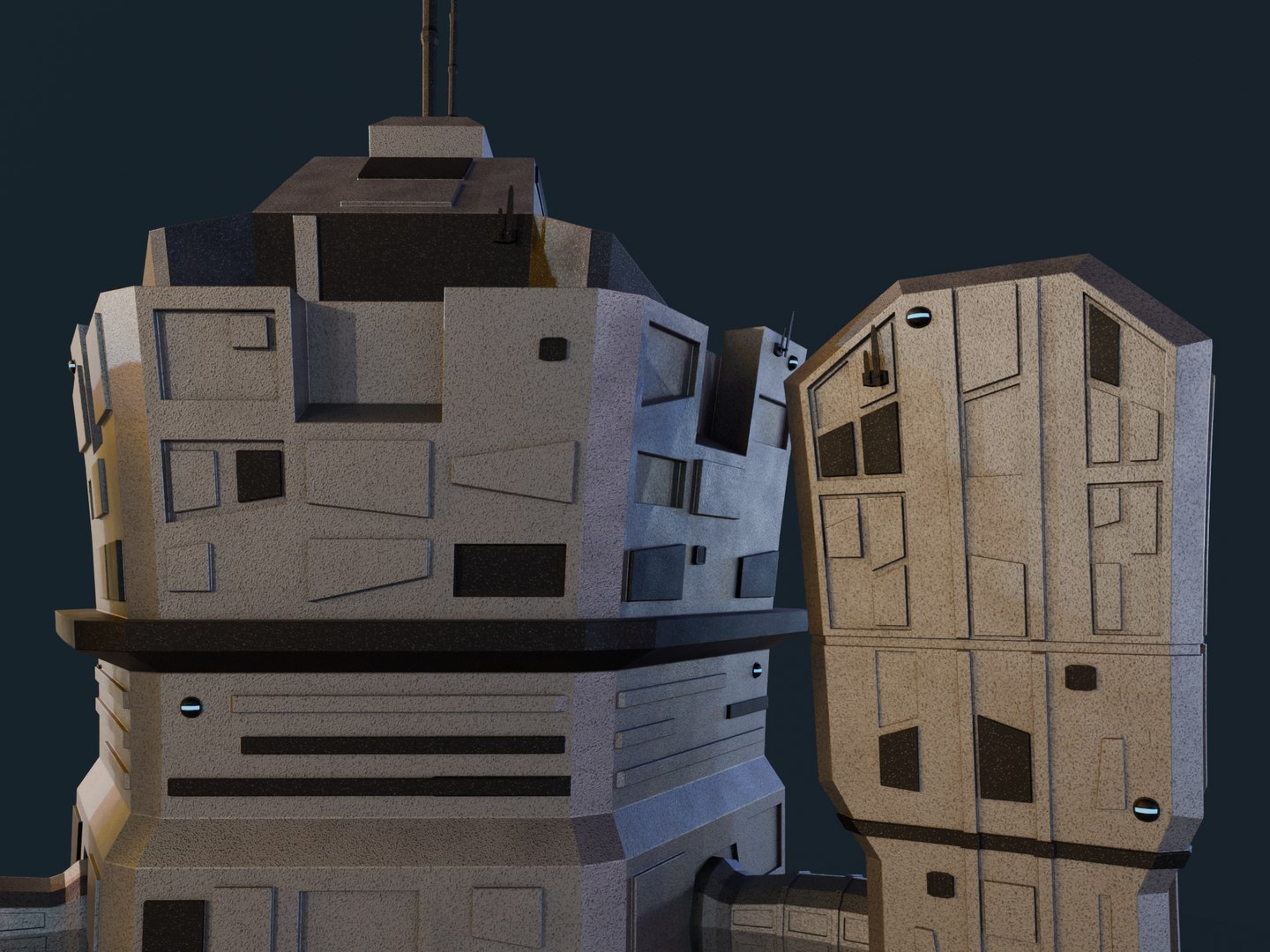 Sci-Fi Tower 3D Model - TurboSquid 2175923