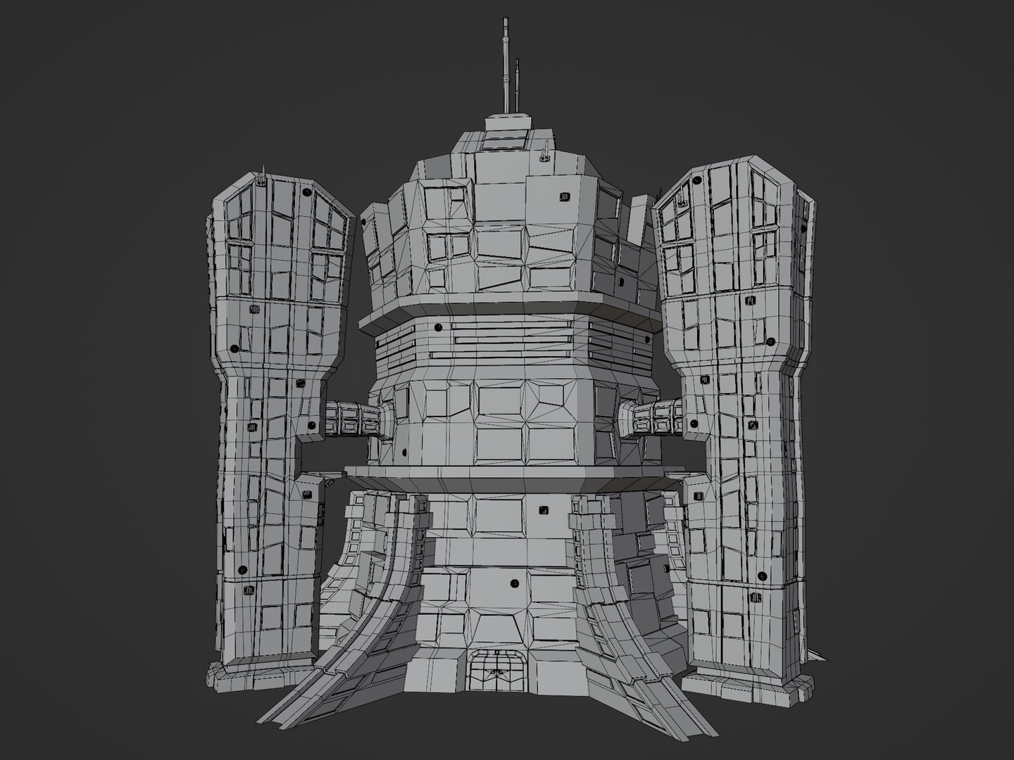 Sci-Fi Tower 3D Model - TurboSquid 2175923