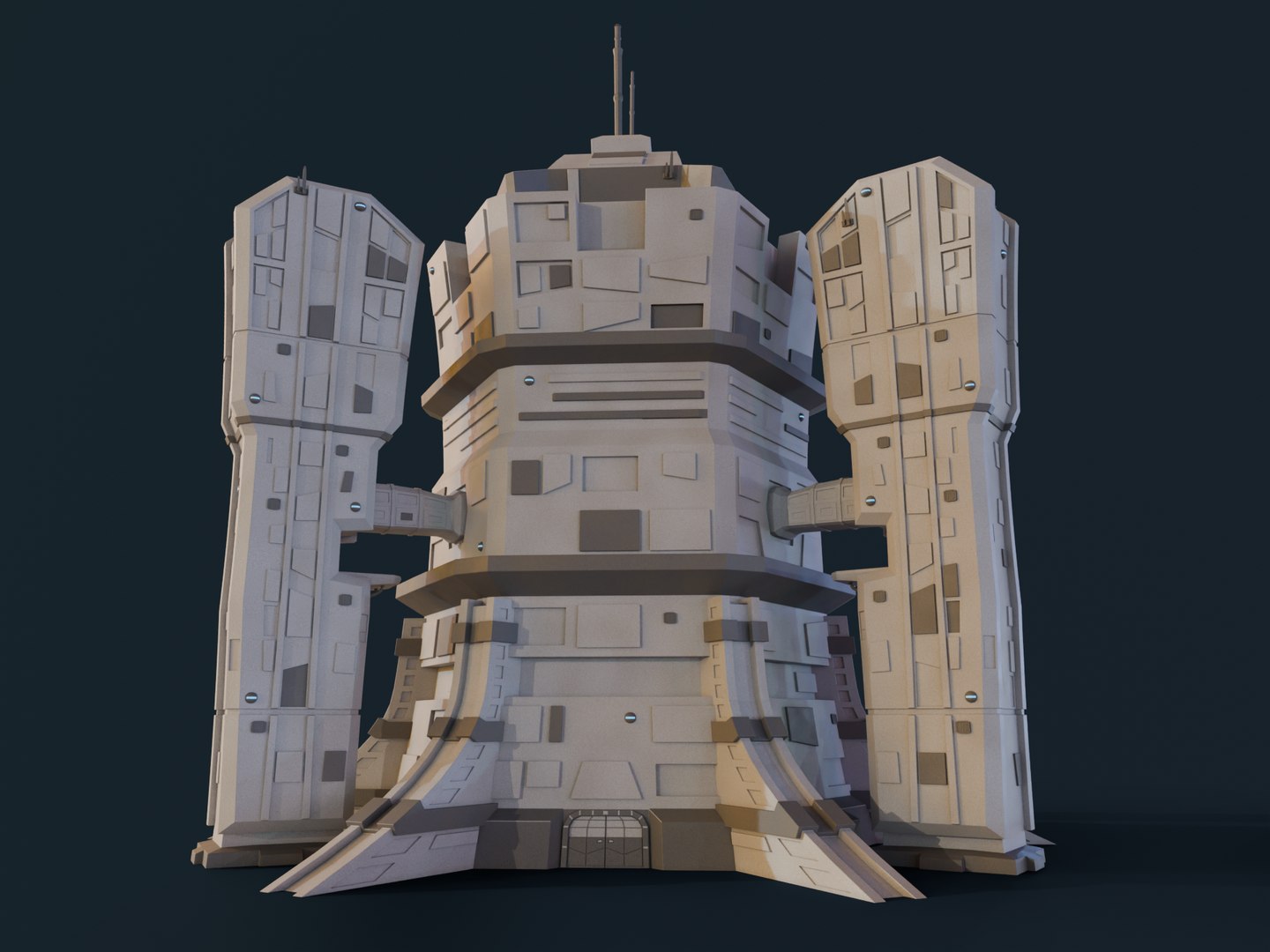 Sci-Fi Tower 3D Model - TurboSquid 2175923