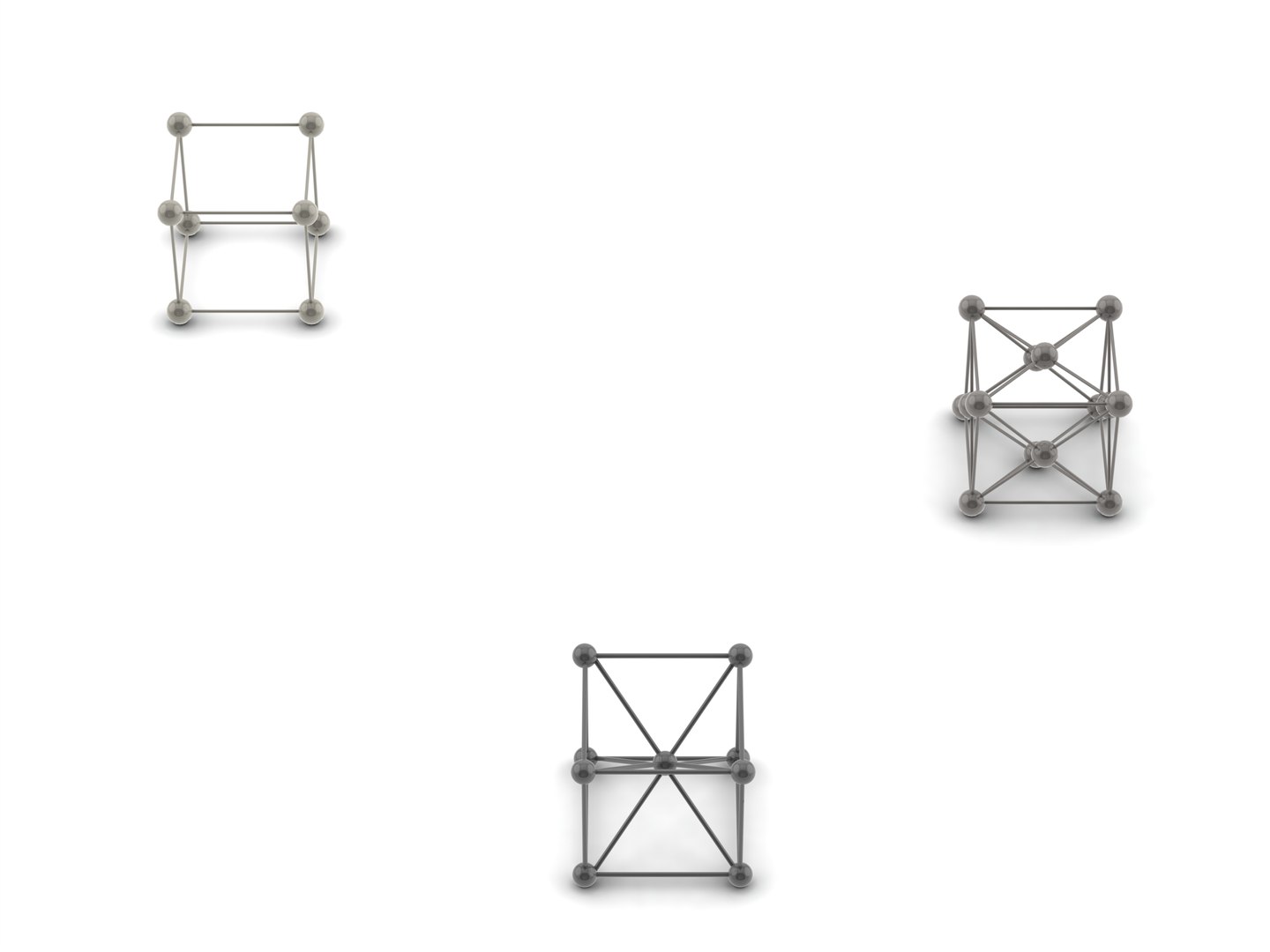 Cubic System Lattices 3D - TurboSquid 2176025