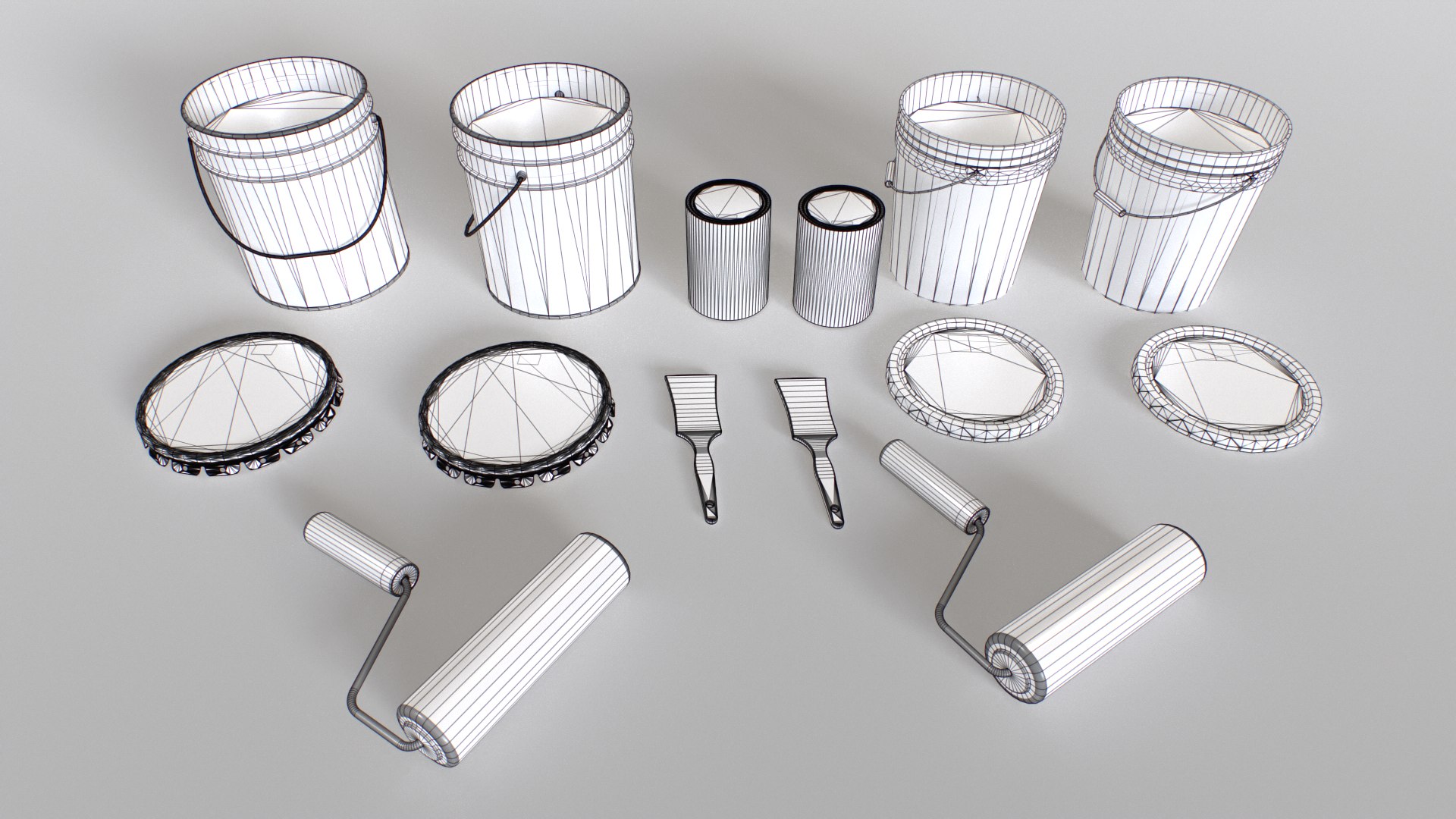 3D Paint Tools PBR - TurboSquid 1965128