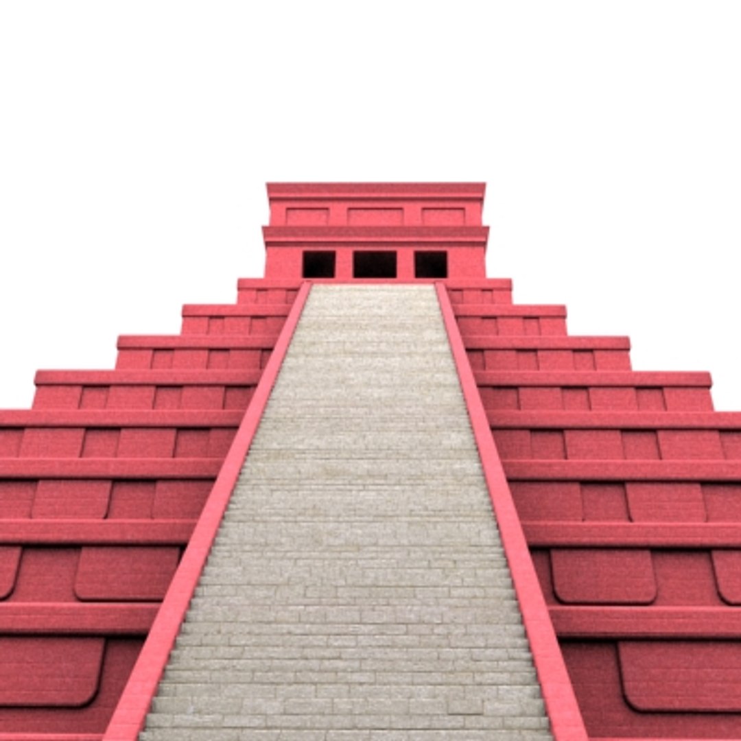 3d El Castillo Pyramid