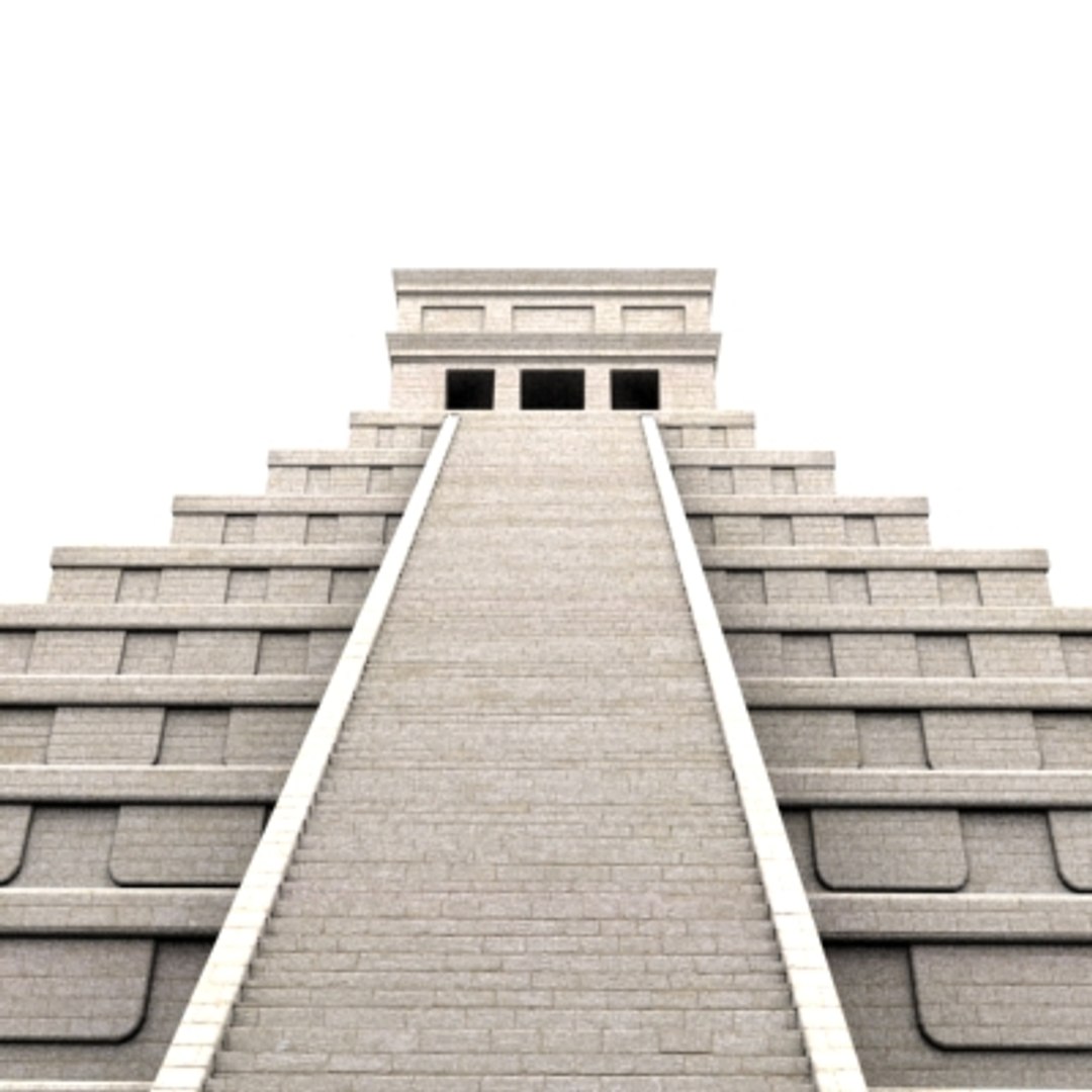 3d El Castillo Pyramid
