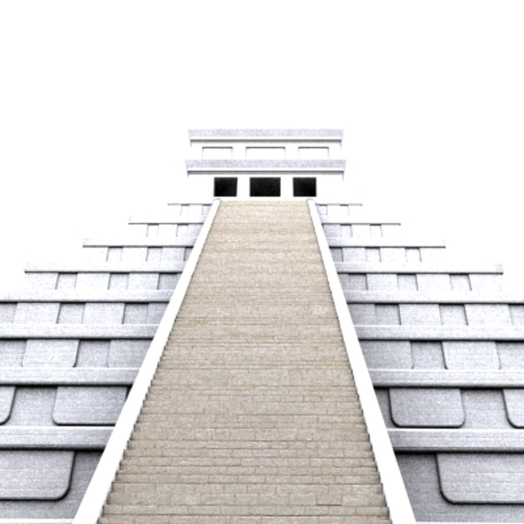 3d El Castillo Pyramid
