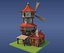 Windmill Games 3d Model