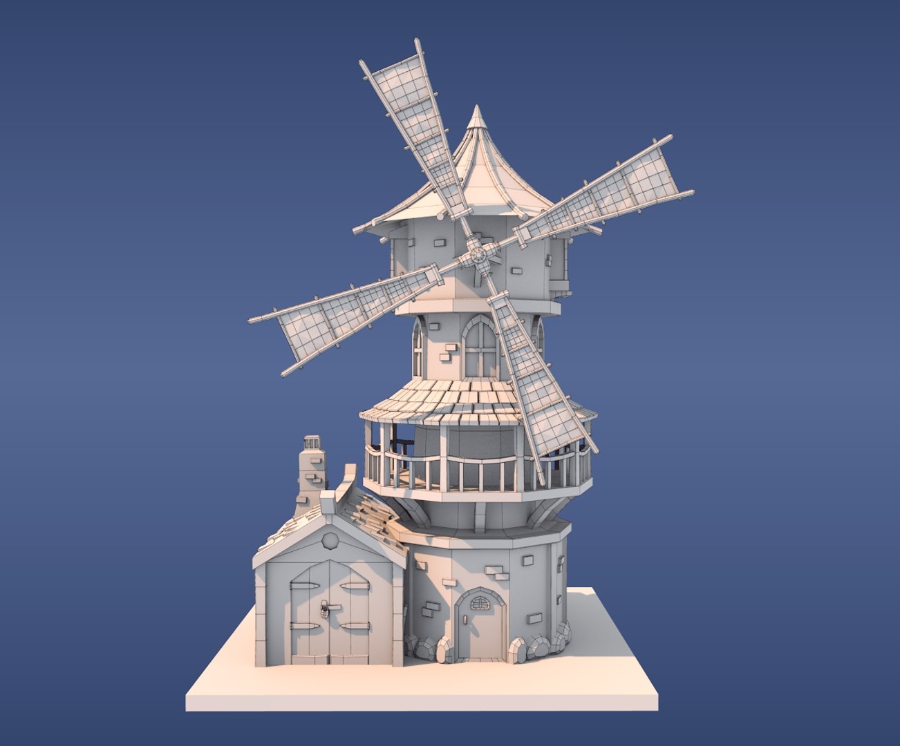 Windmill Games 3d Model