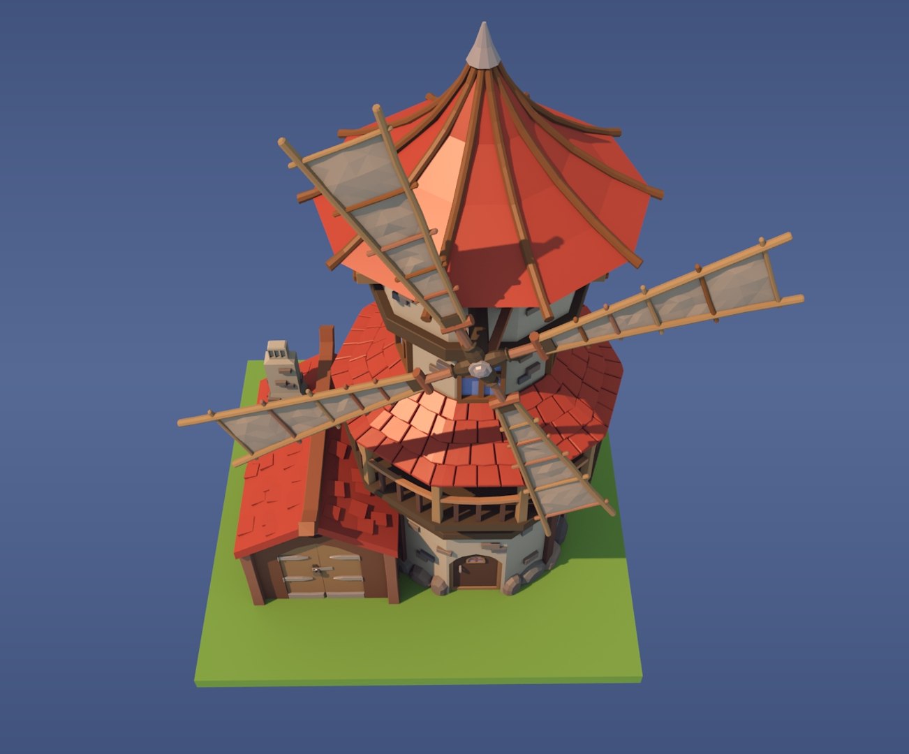 Windmill Games 3d Model