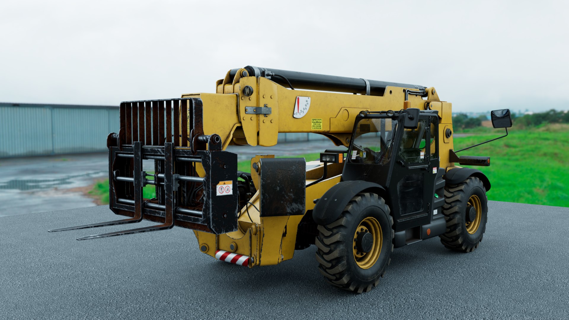 Telehandler Model - TurboSquid 2420718
