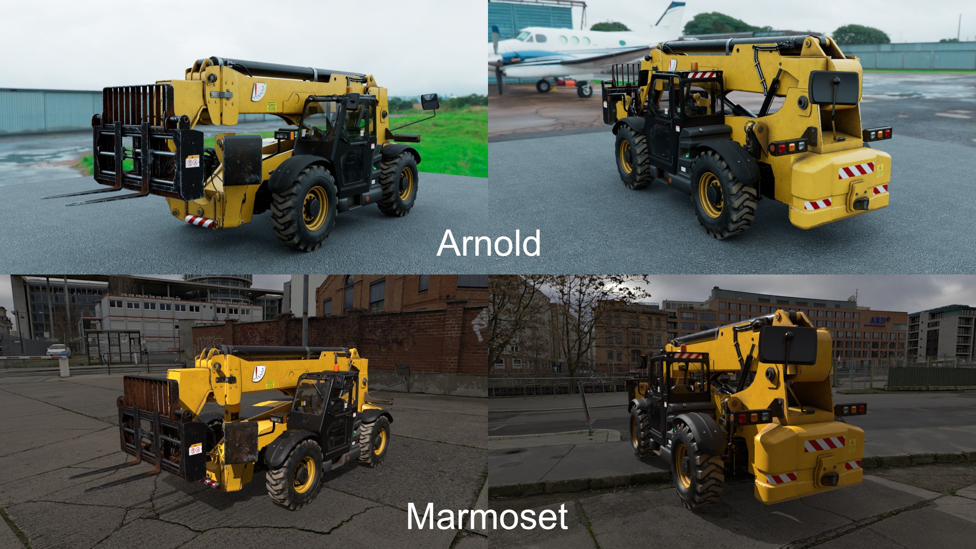 Telehandler Model - TurboSquid 2420718