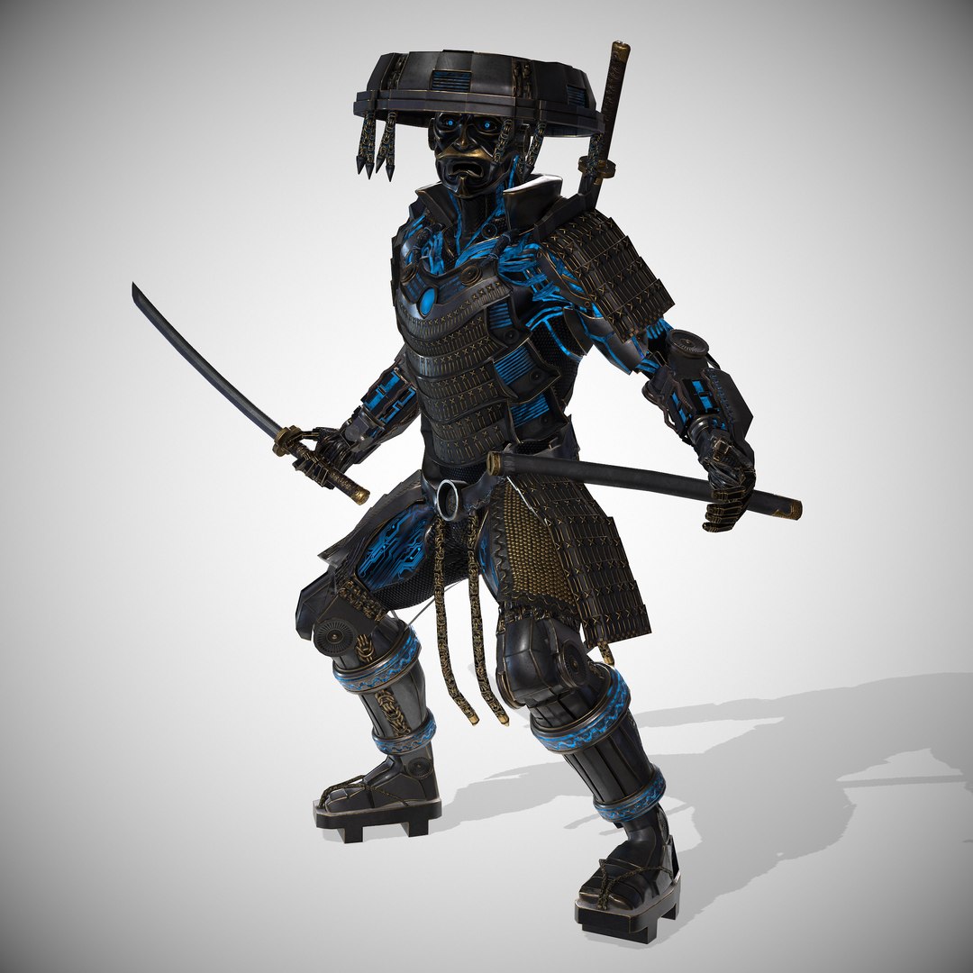 3d Samurai Armor Model Turbosquid 1659430
