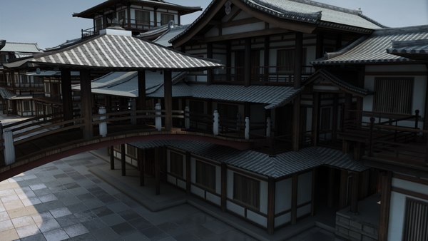 3D japan japanese street - TurboSquid 1671538