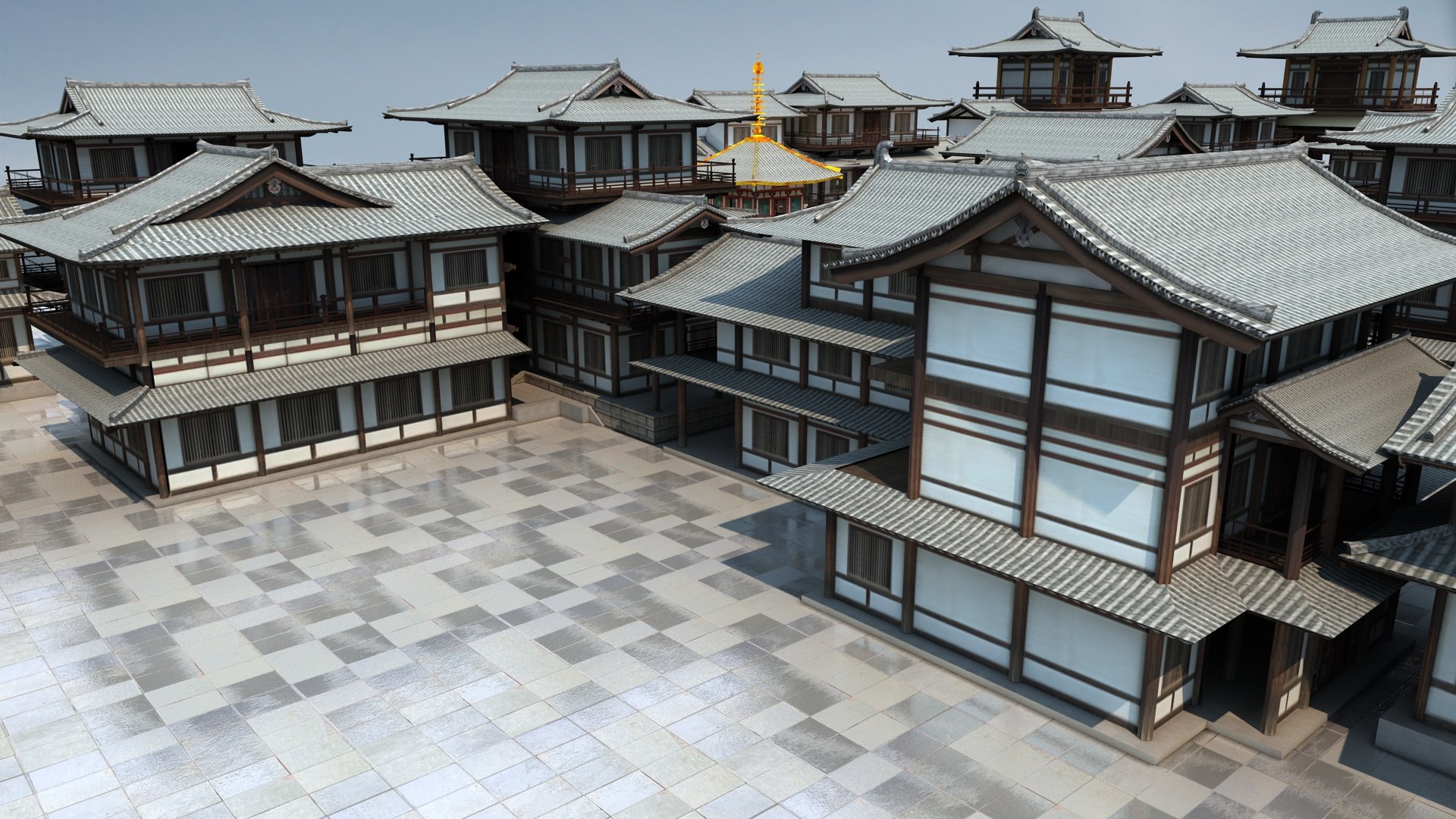 3D Japan Japanese Street - TurboSquid 1671538